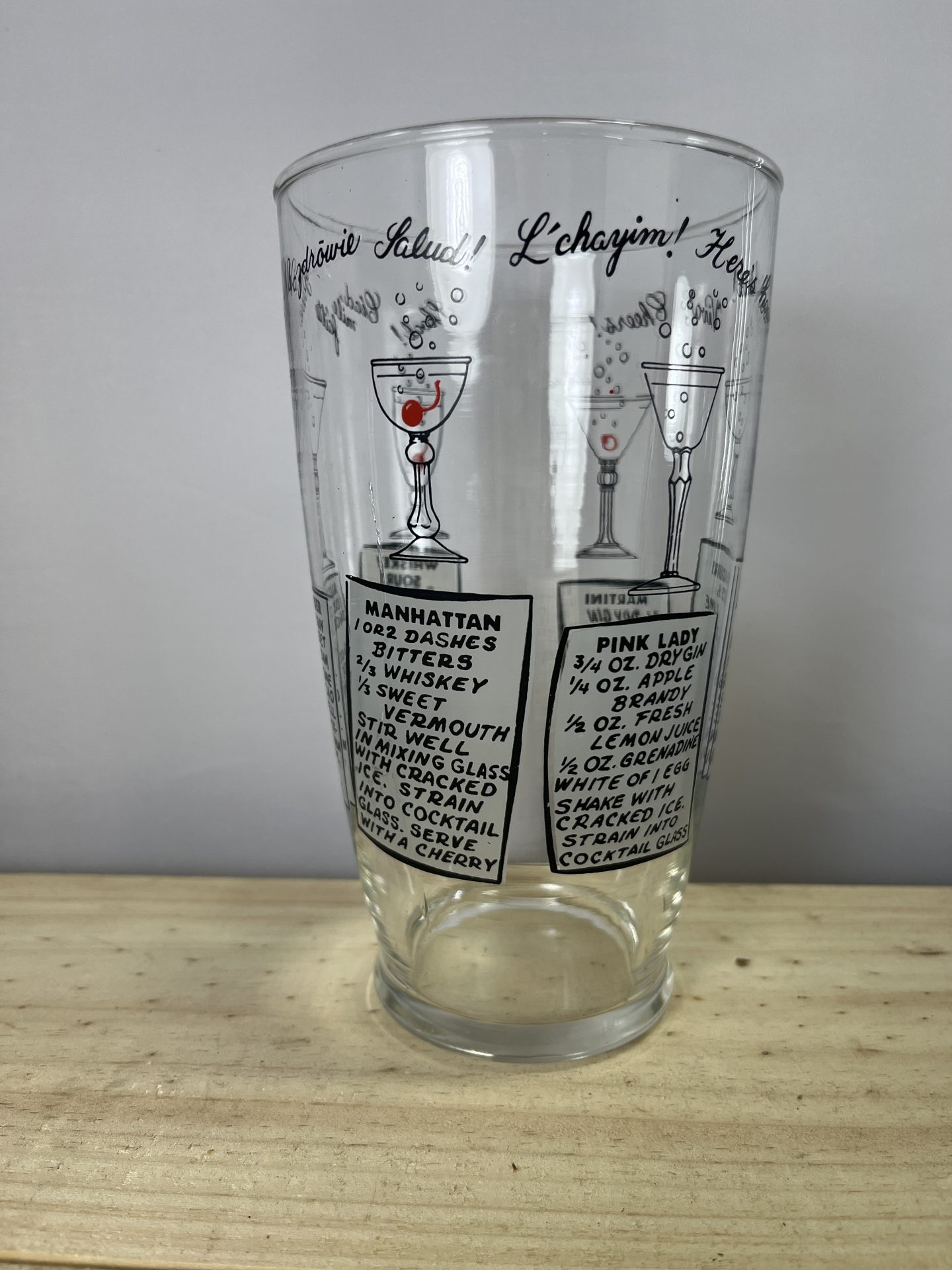 Retro Bar Mixer w/Recipes - Picker Place