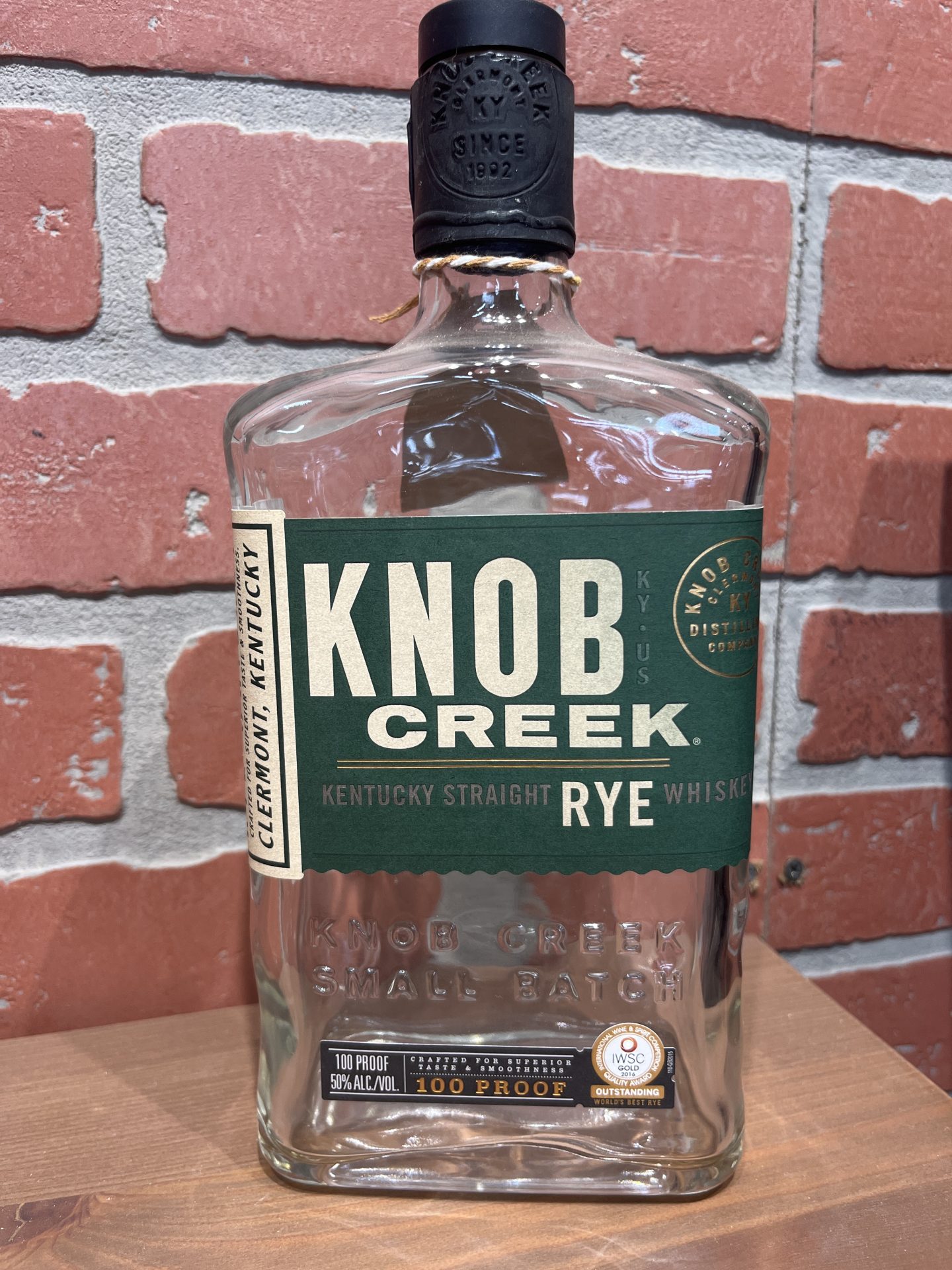 Knob Creek Rye Whiskey Bottle - Picker Place