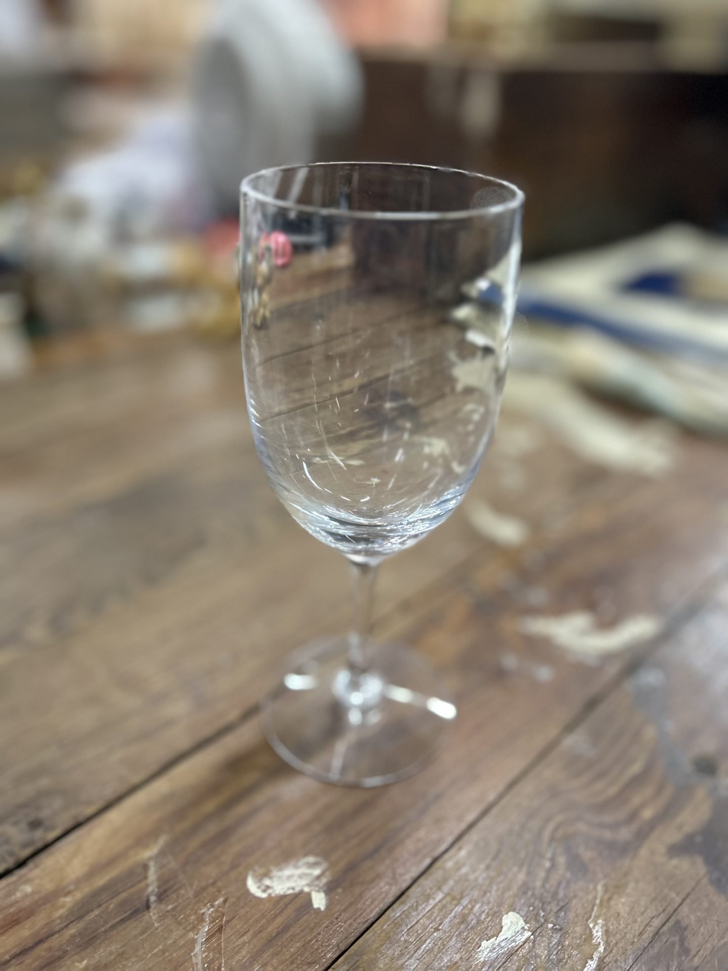 Clear Single Wine Glass - Picker Place