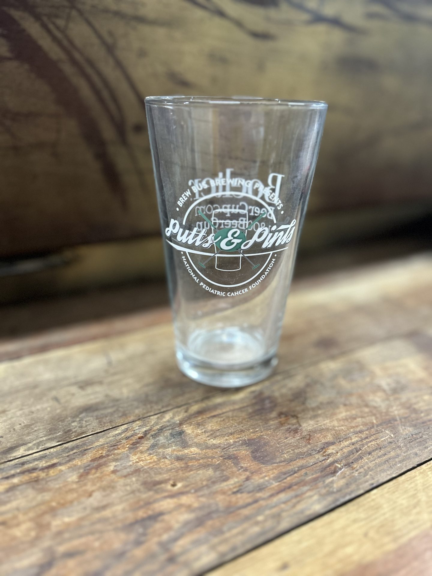 "Puts & Pints" Pint Logo Glass - Picker Place