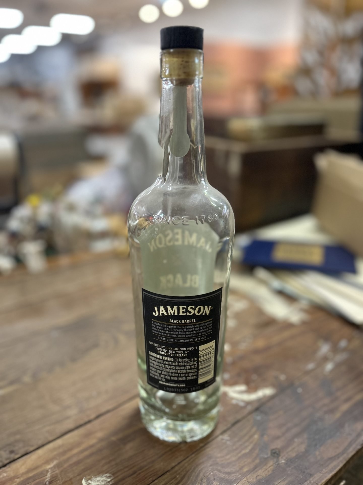 Jameson Irish Whiskey Bottle Picker Place