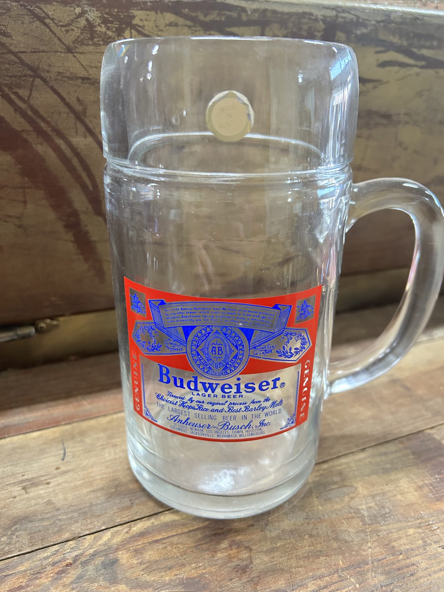 Budweiser Genuine Stein - Picker Place