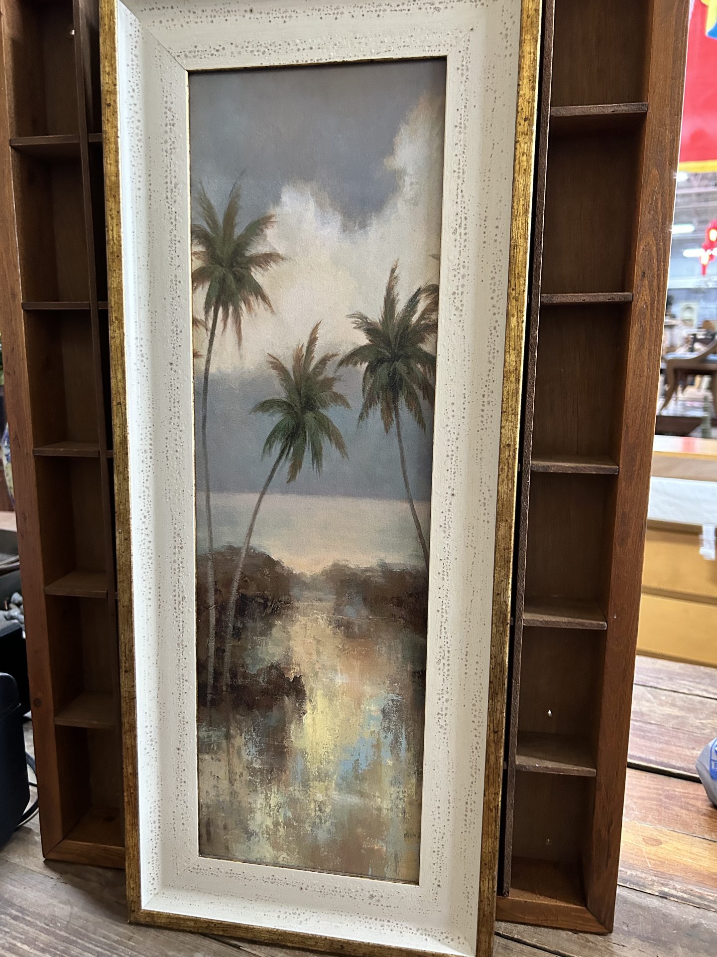 Framed Watercolor Palm Tree | Picker Place