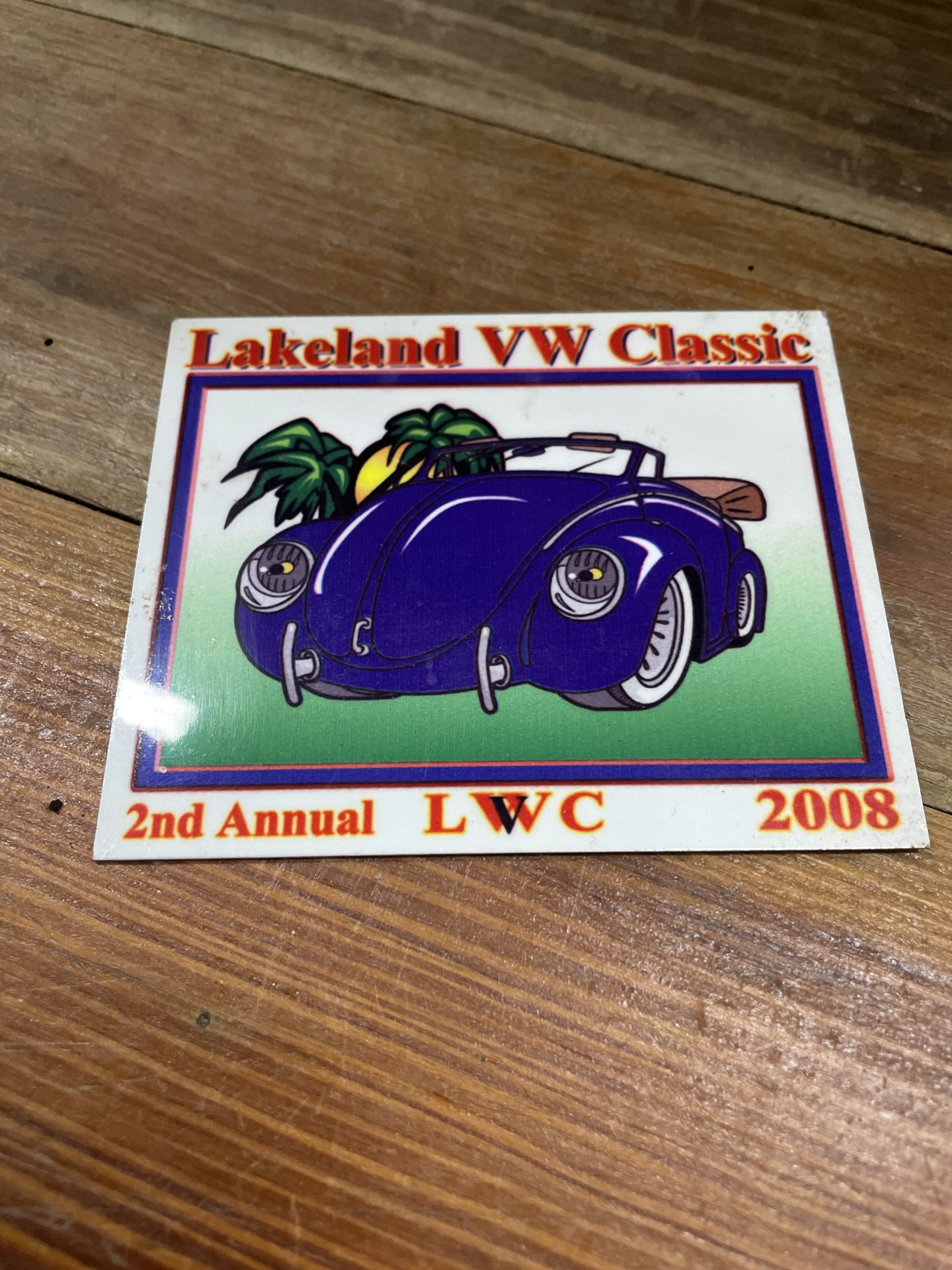 Metal Lakeland VW Classic Card - Picker Place