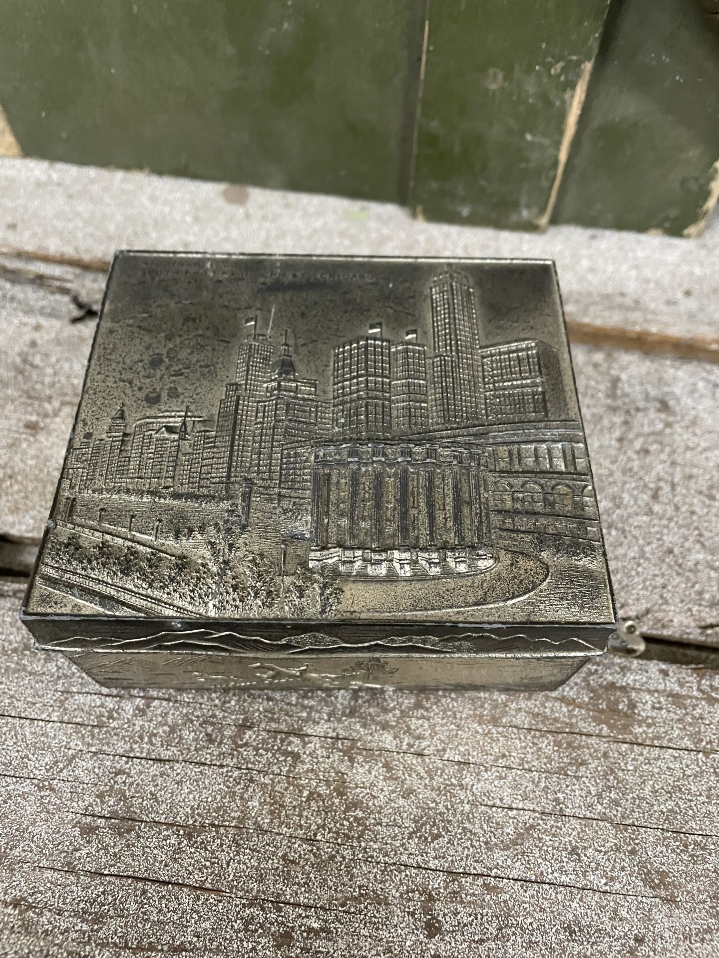 Metal Tobacco Tin - Picker Place