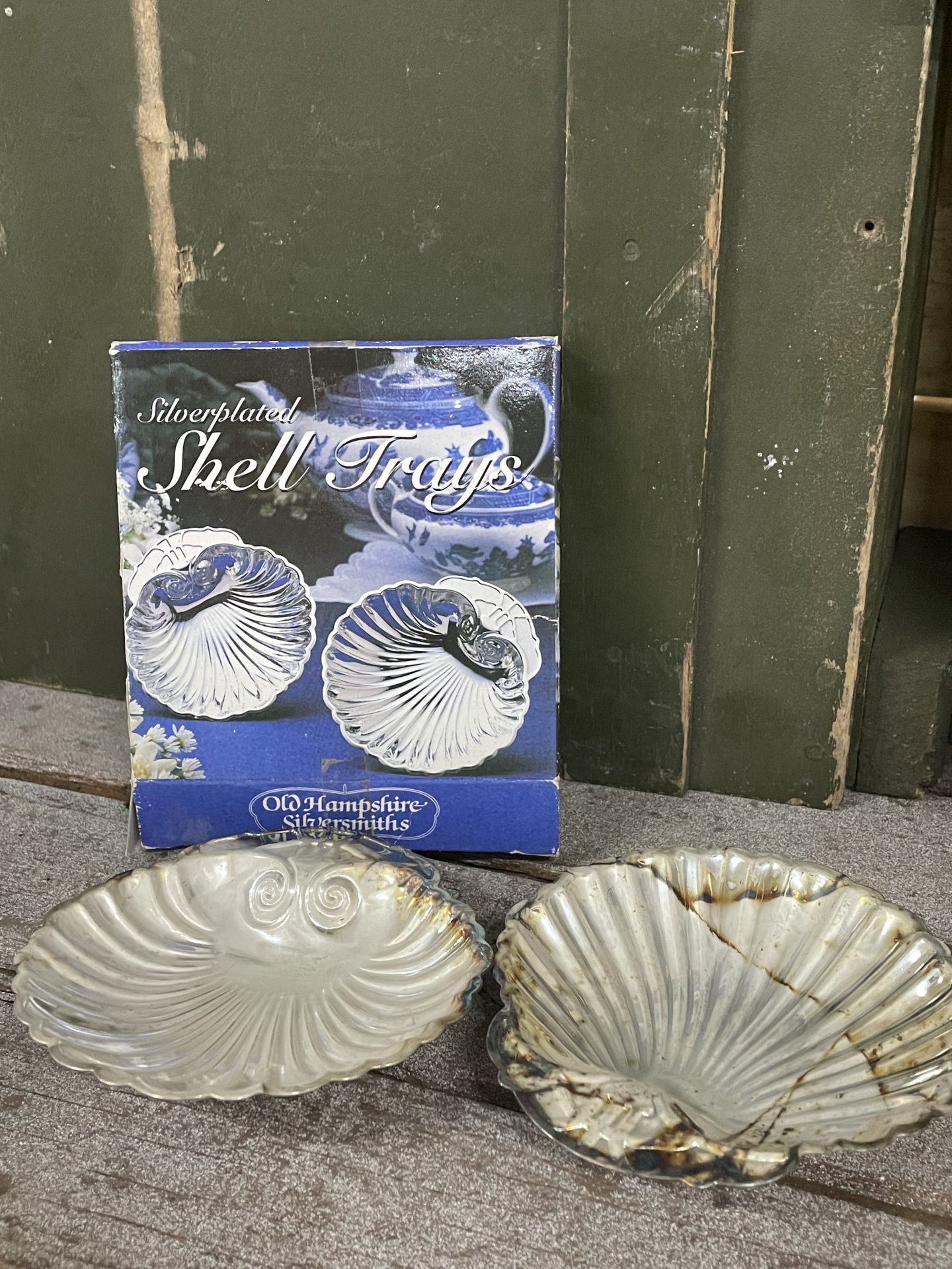 Silverplated Shell Trays | Picker Place