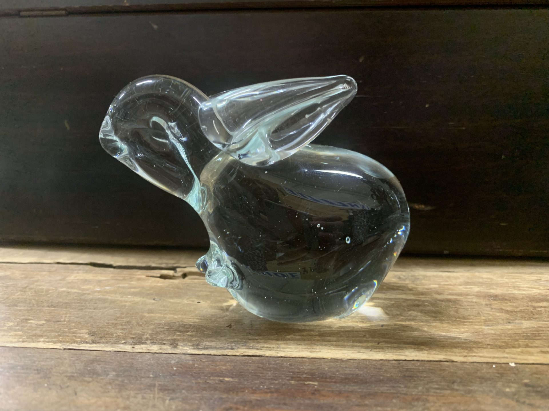 Glass Rabbit Paperweight | Picker Place