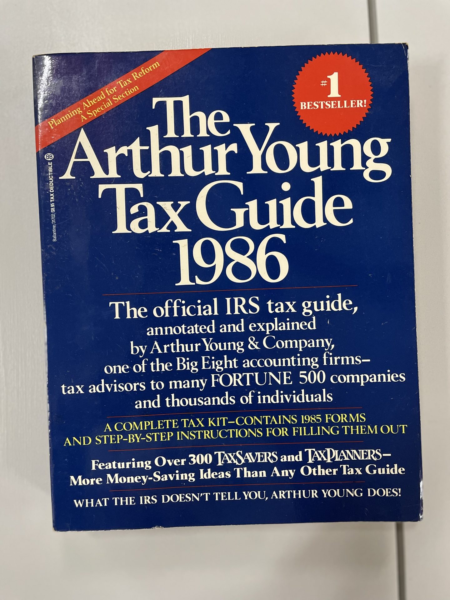 Arthur Young Tax Guide 1986 - Picker Place