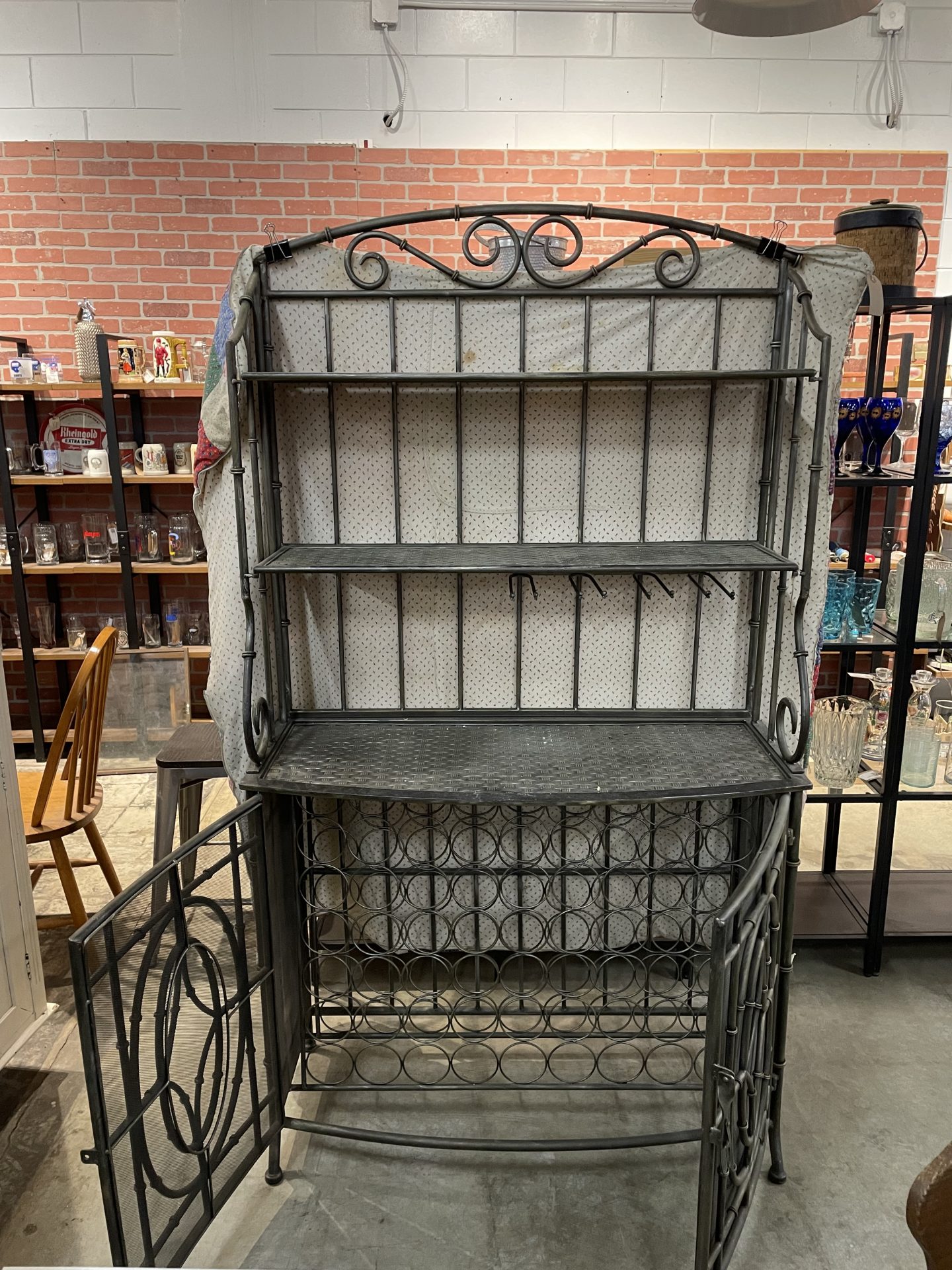 Wrought Iron Kitchen Rack - Picker Place
