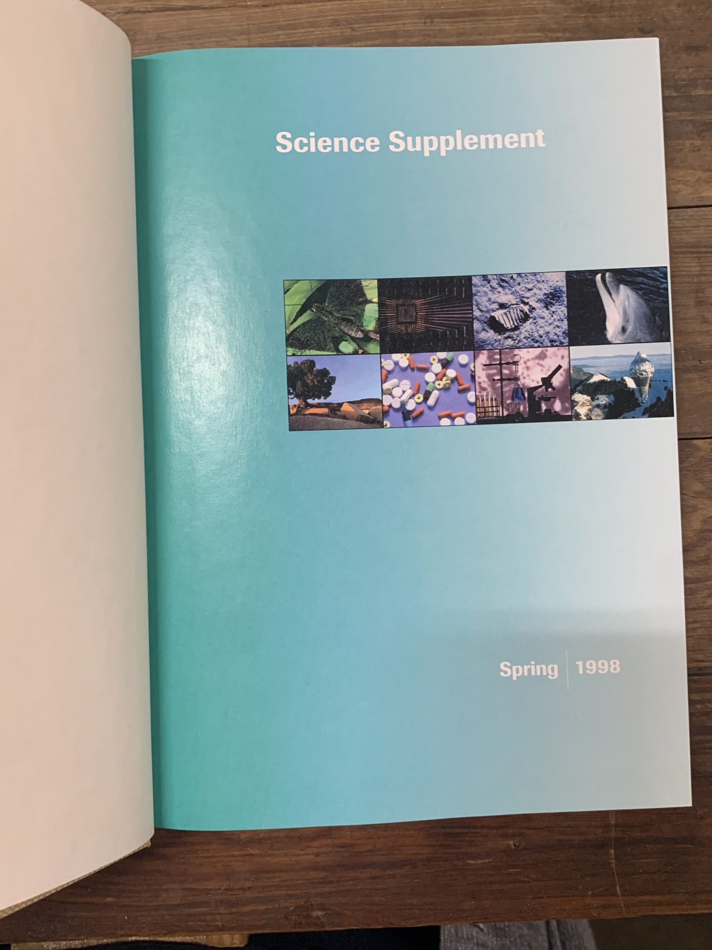 1998 Science Supplement - Picker Place