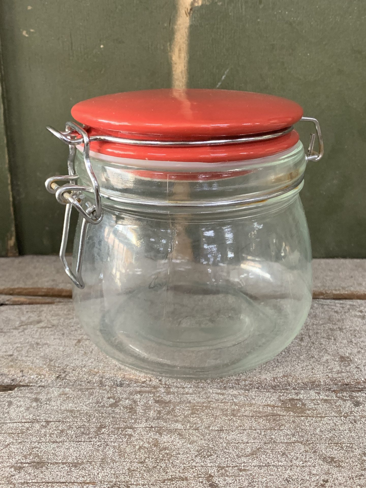 Glass Jar w/Ceramic Lid - Picker Place