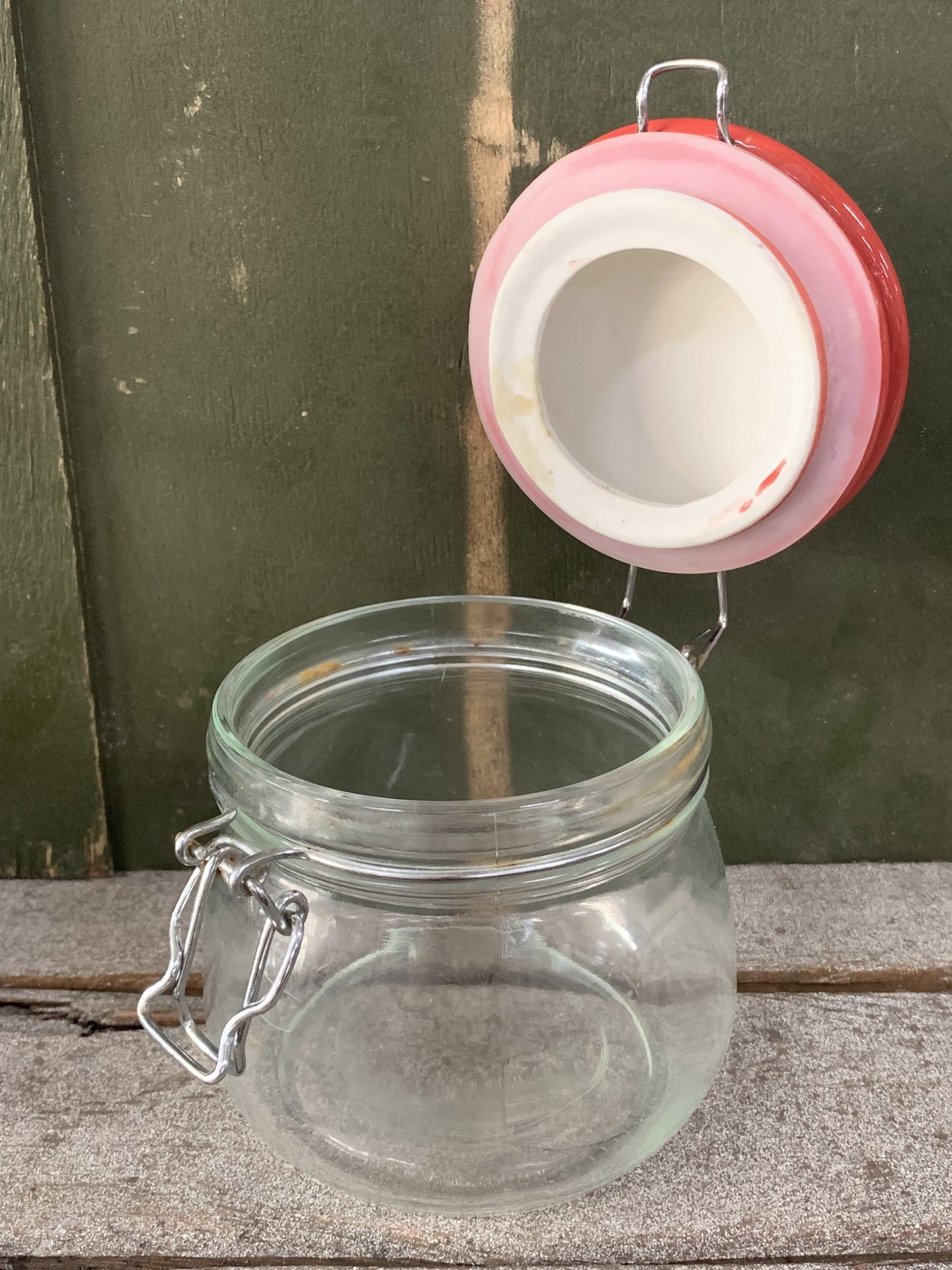 Glass Jar w/Ceramic Lid - Picker Place