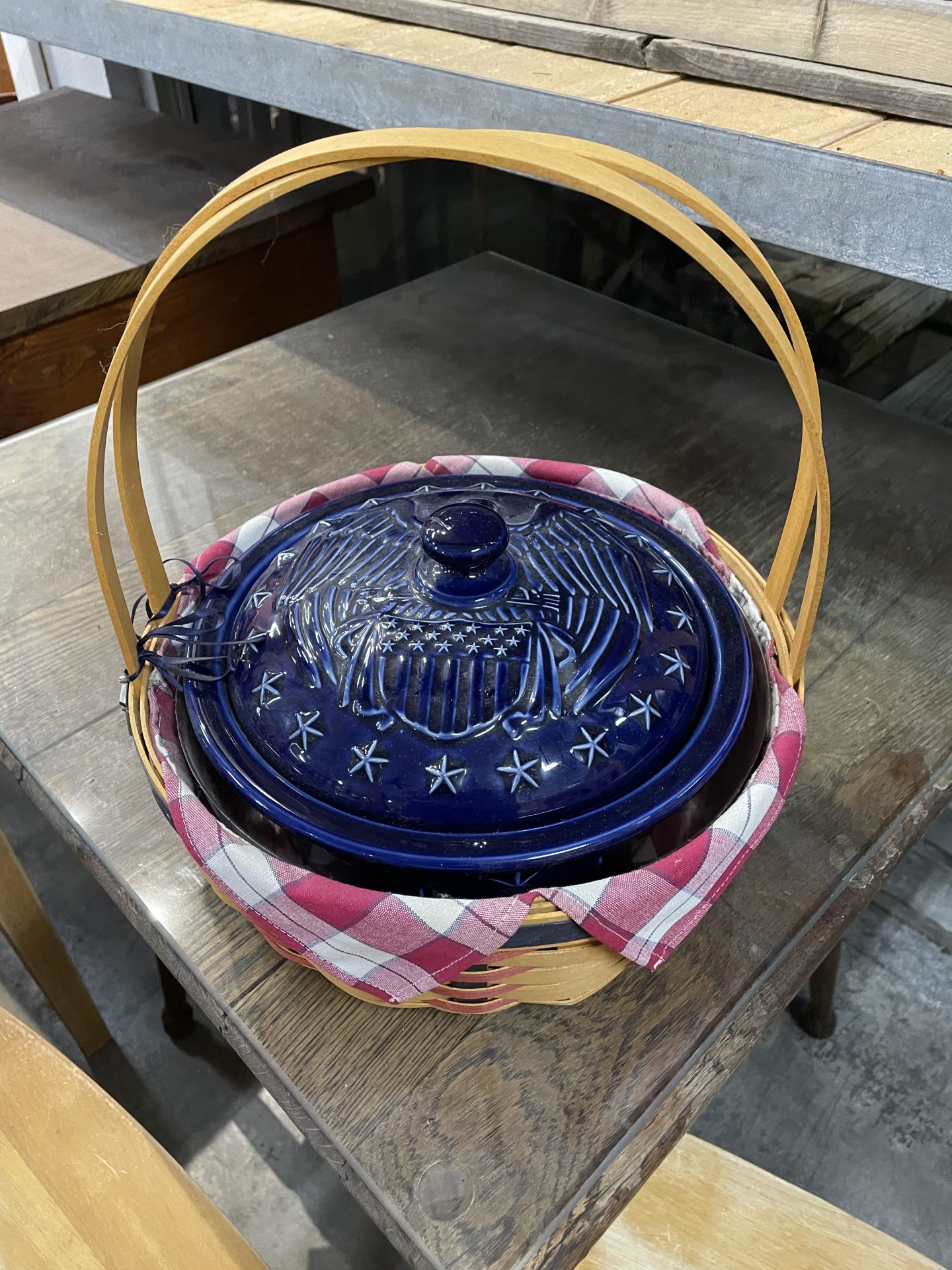2002 Basket with Casserole Dish - Picker Place
