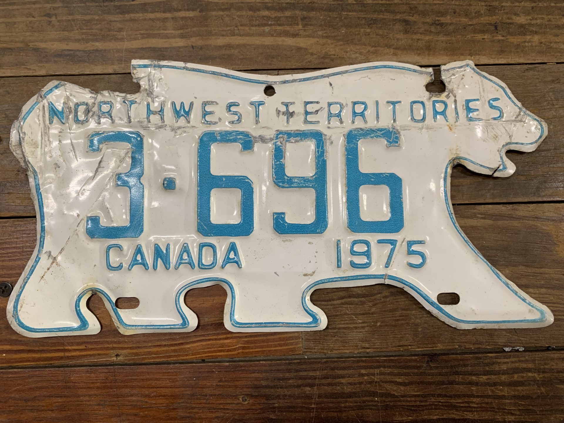 1975 Canadian License Plate - Picker Place