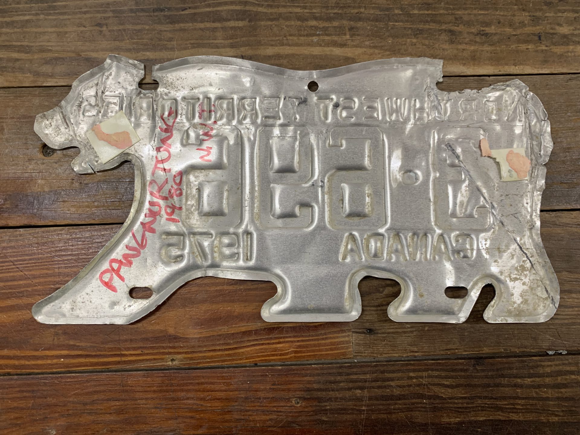 1975 Canadian License Plate - Picker Place