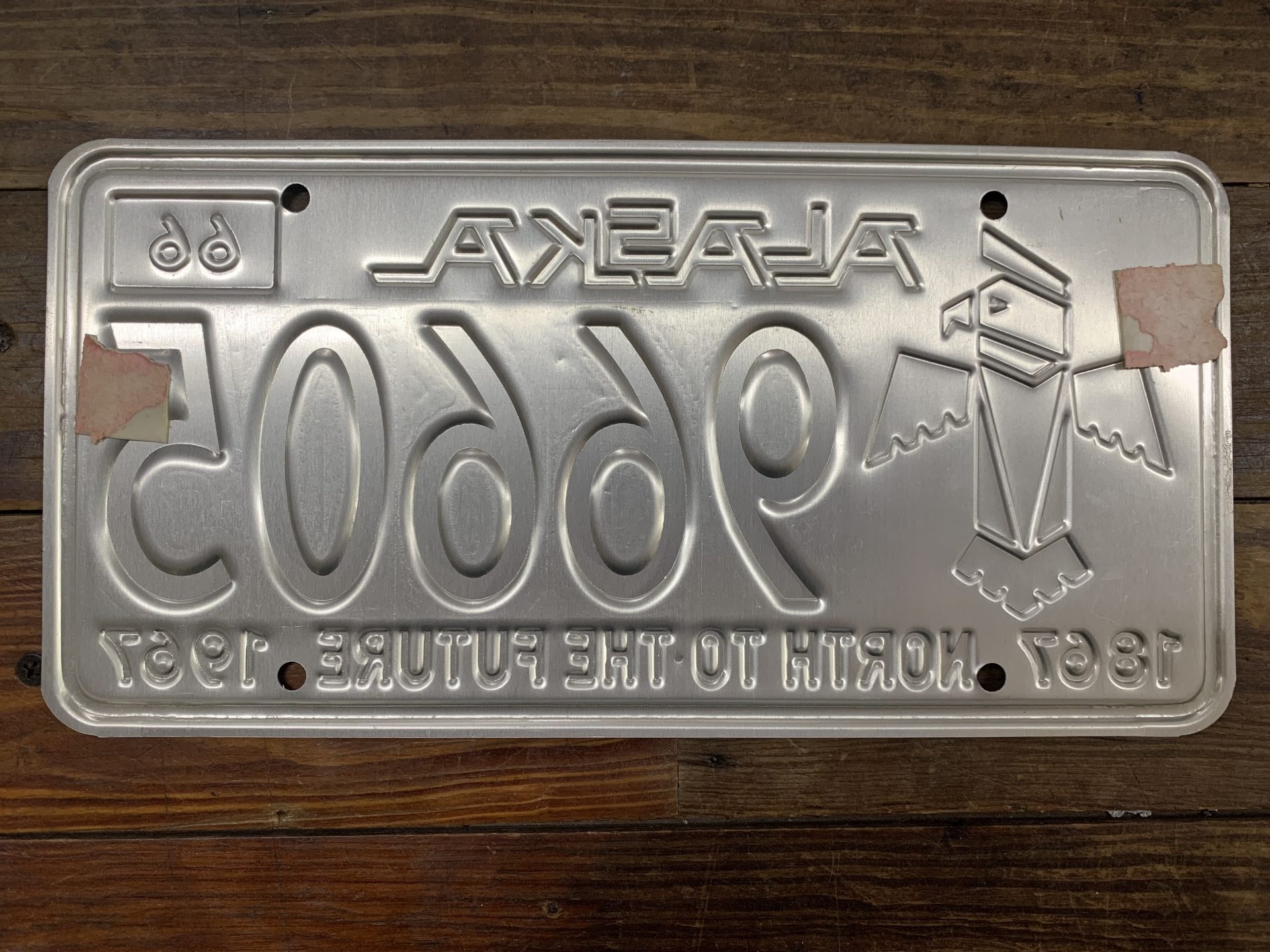 1966 Alaskan License Plate - Picker Place