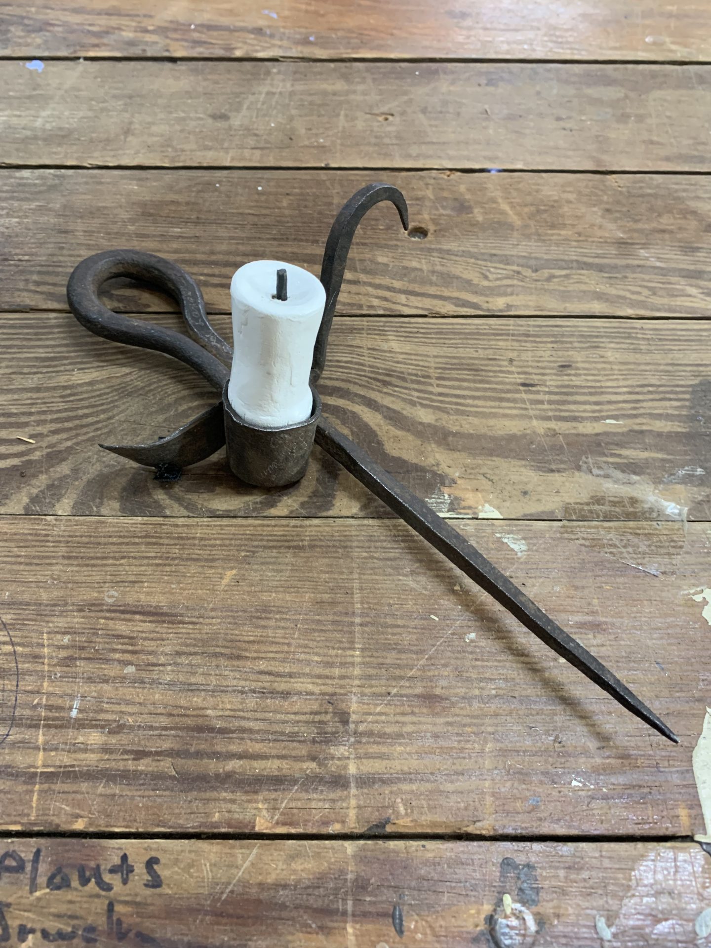 Early 1900s Miner's Candle Holder - Picker Place