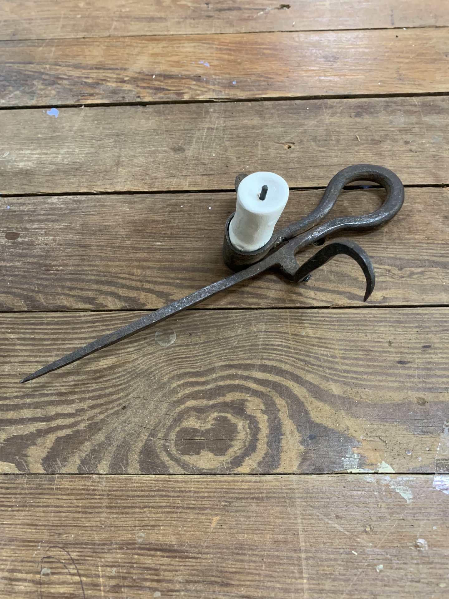 Early 1900s Miner's Candle Holder - Picker Place