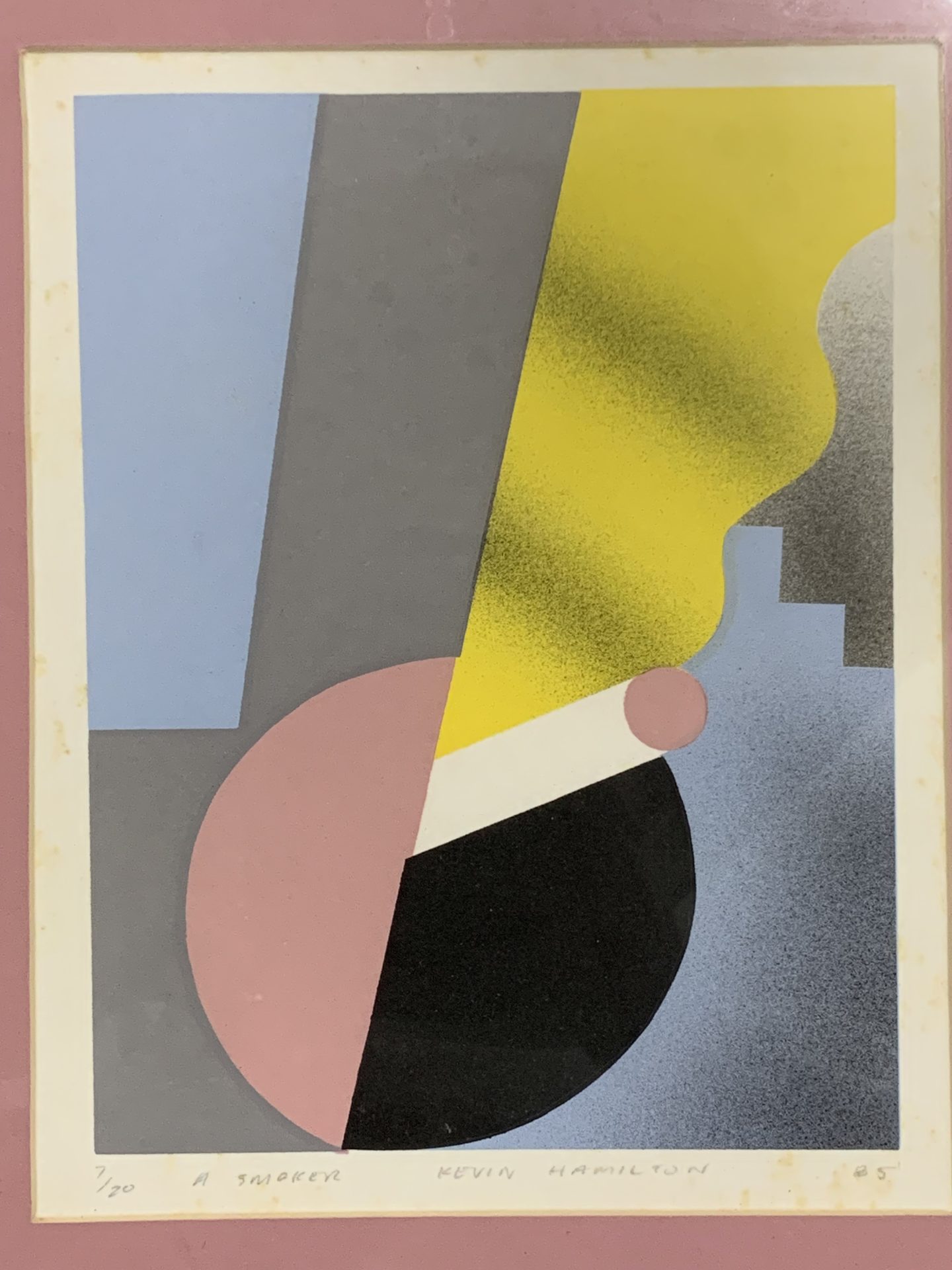 1985 Kevin Hamilton Print - Picker Place