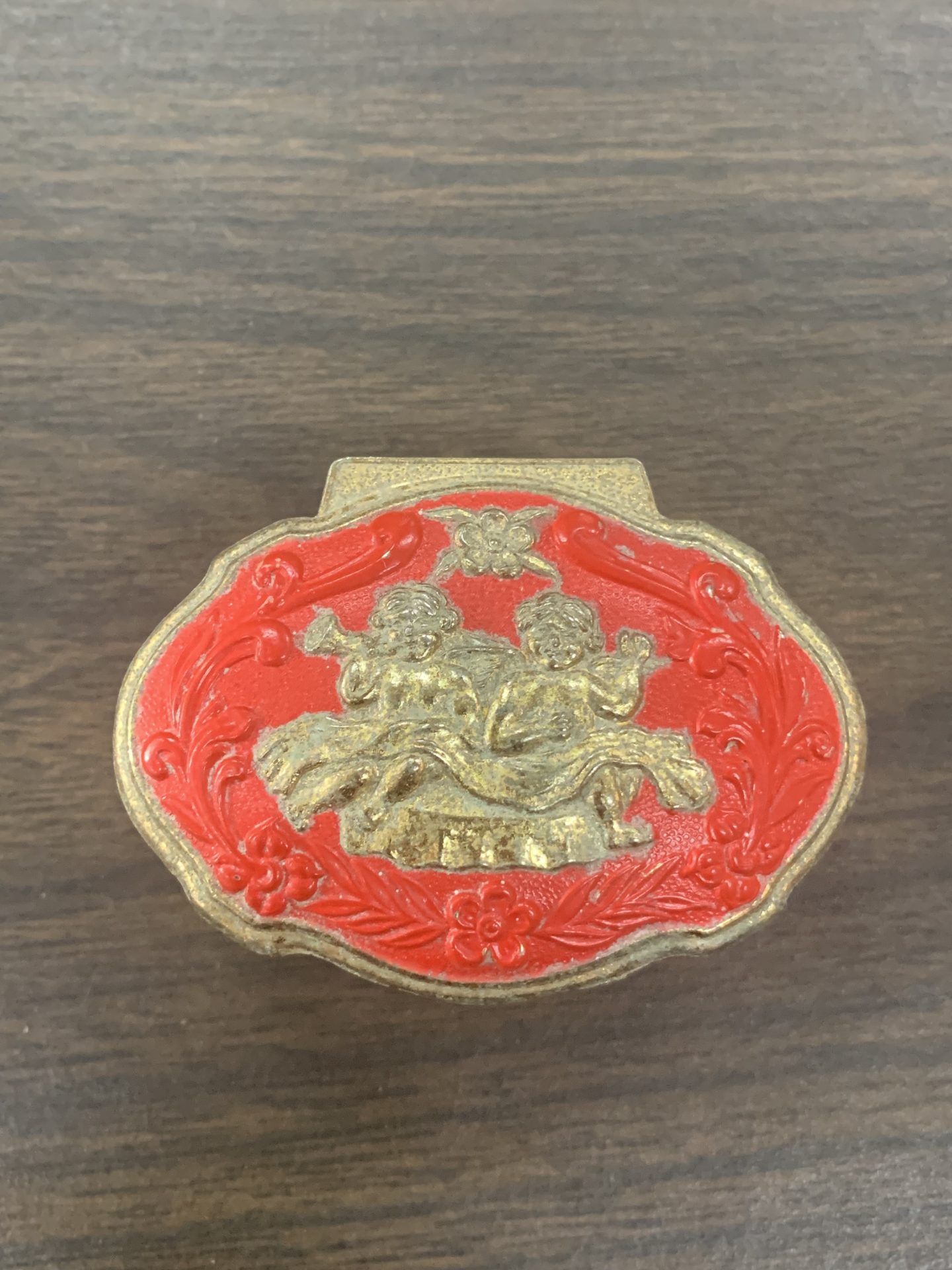 Red & Gold Trinket Box | Picker Place