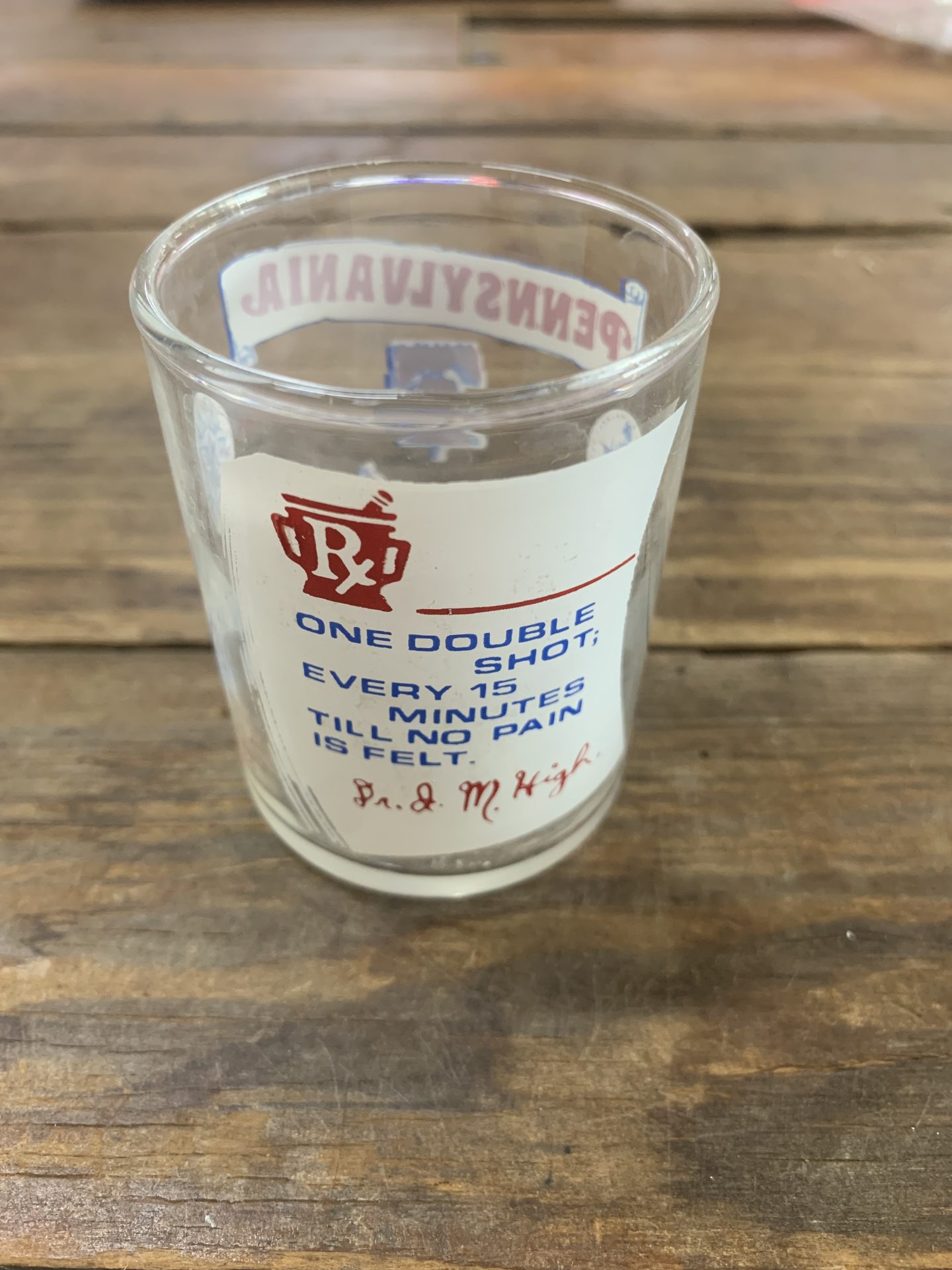 Pennsylvania Double Shot Glass - Picker Place