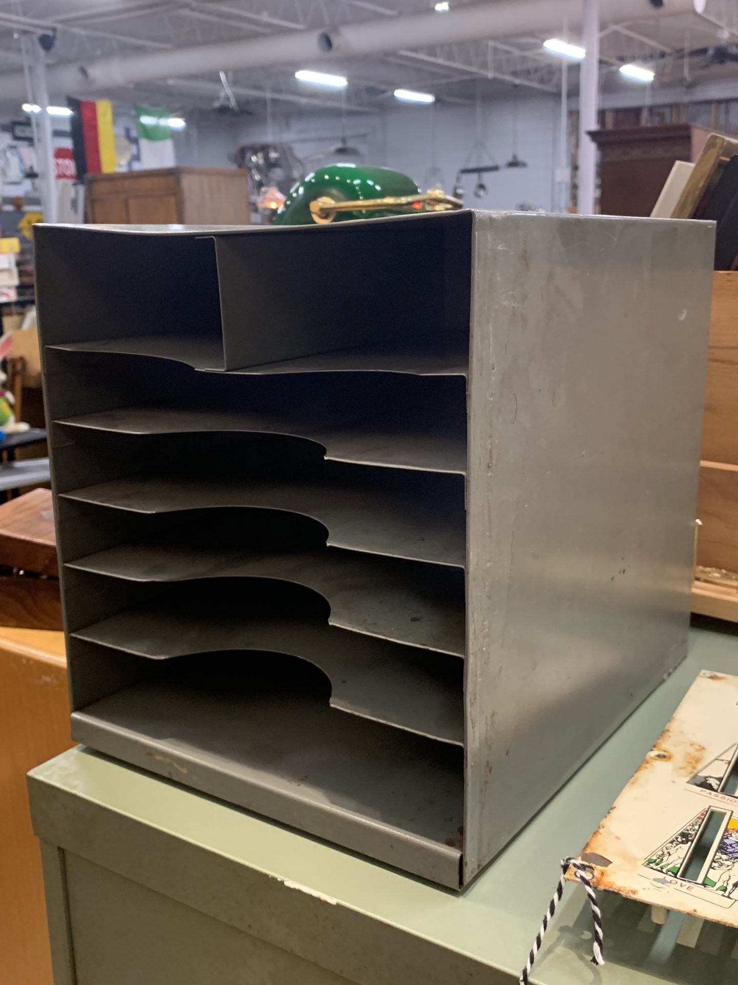 Vinage Metal Letter Tray - Picker Place