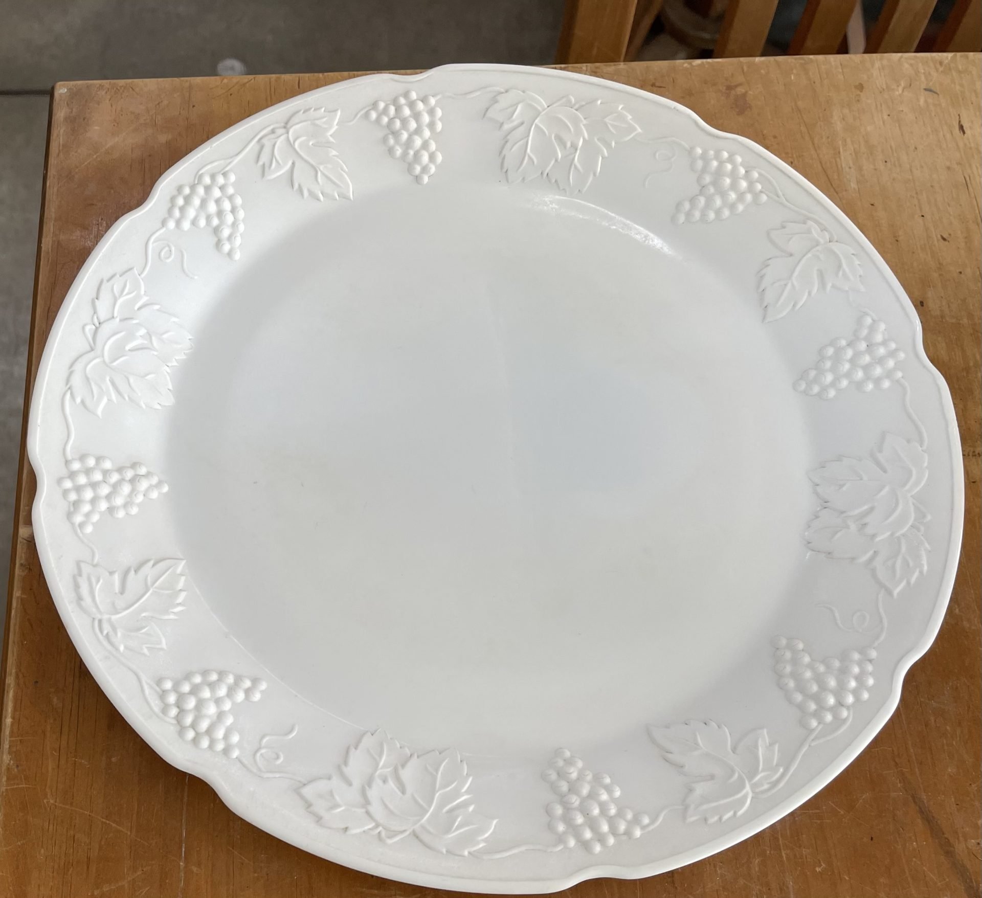 Milk Glass Platter | Picker Place