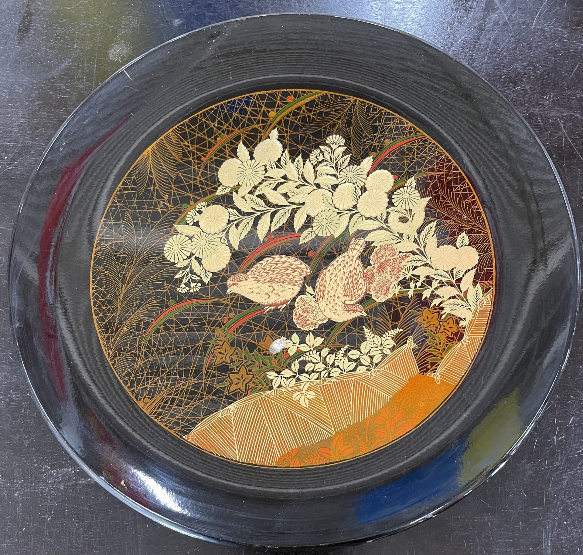 Vintage Otagiri Lacquer Plate - Picker Place