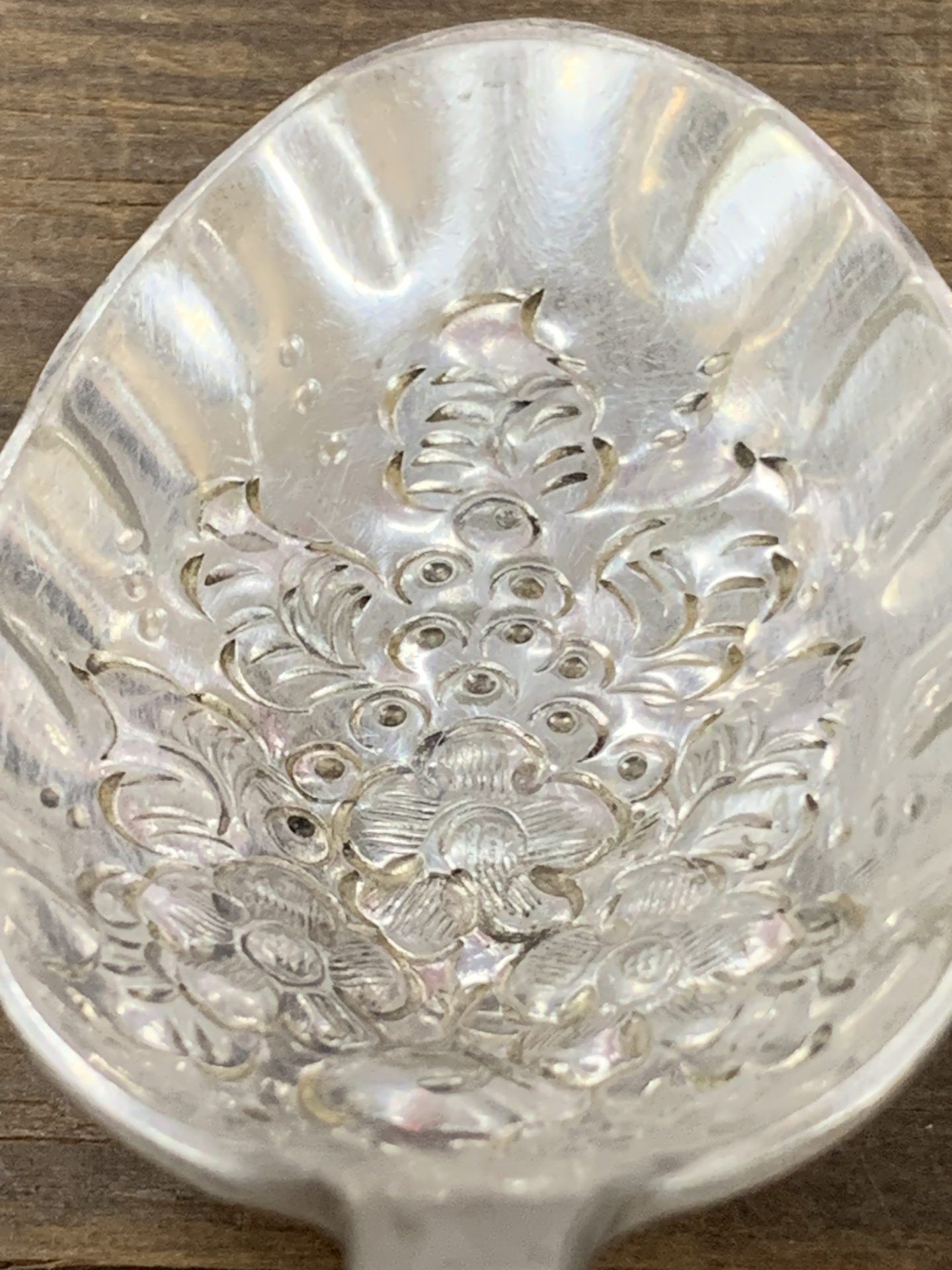 Silver Embossed Spoon - Picker Place