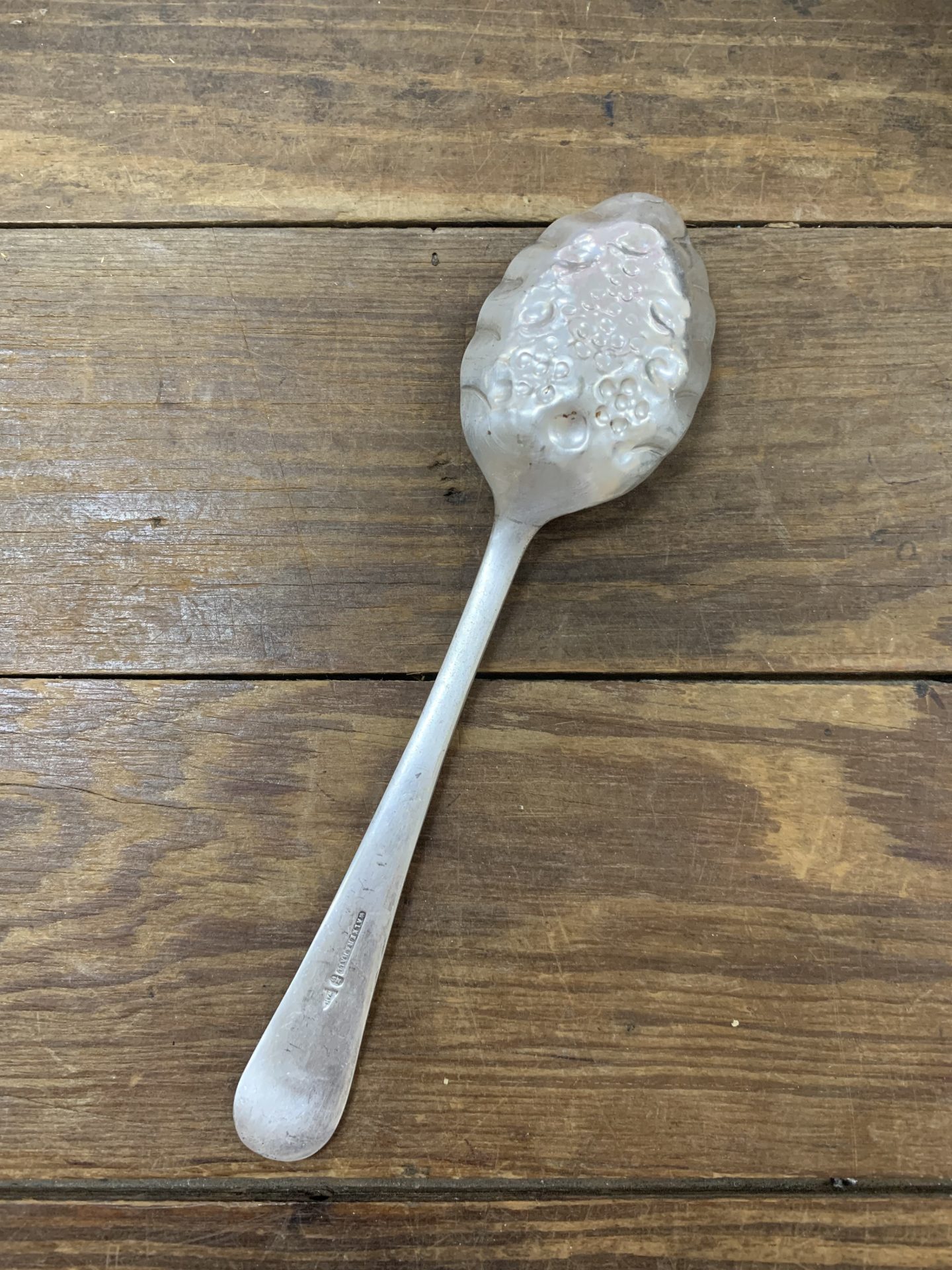 Silver Embossed Spoon - Picker Place
