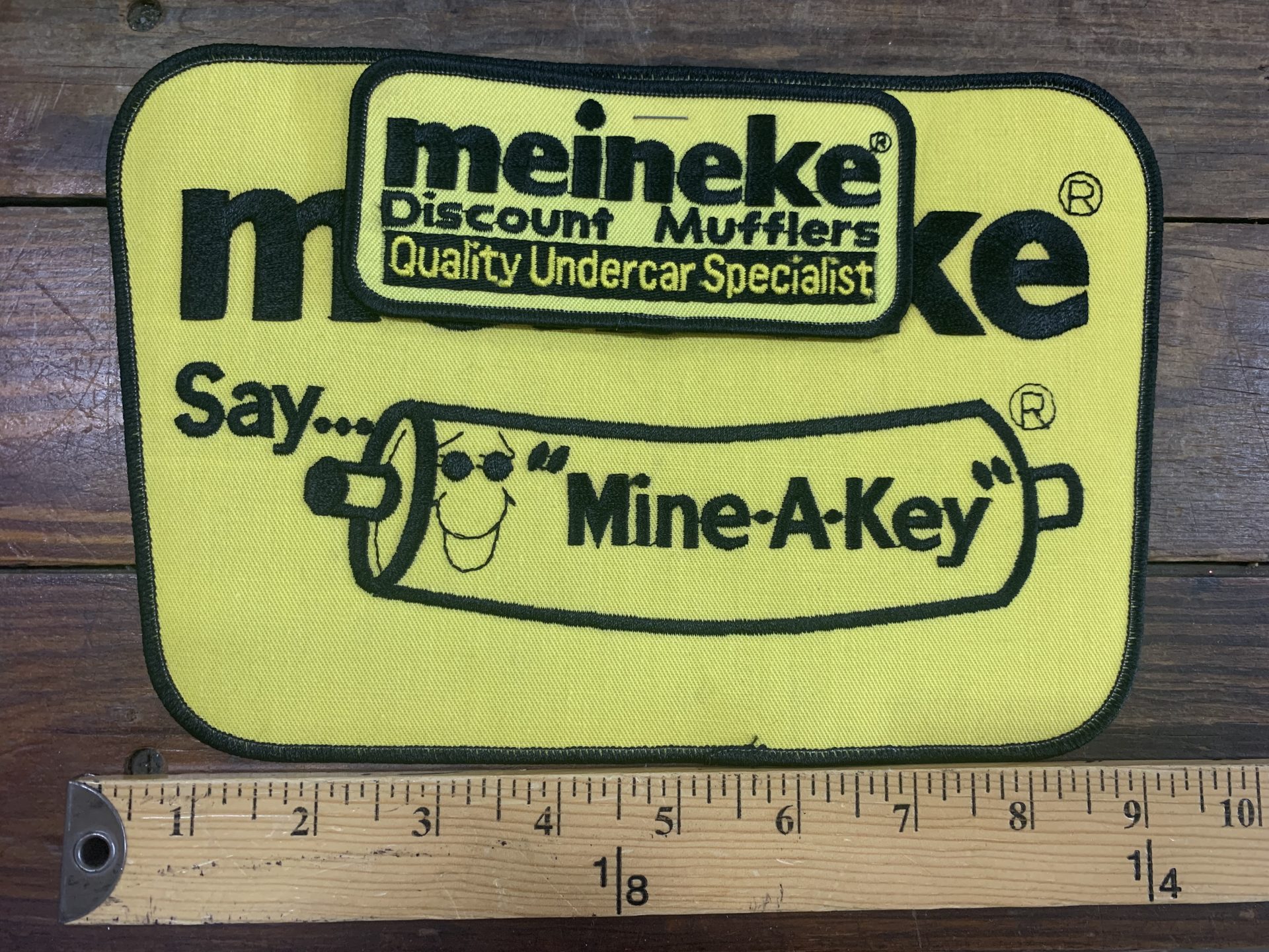 Meineke Embroidered Patches - Picker Place