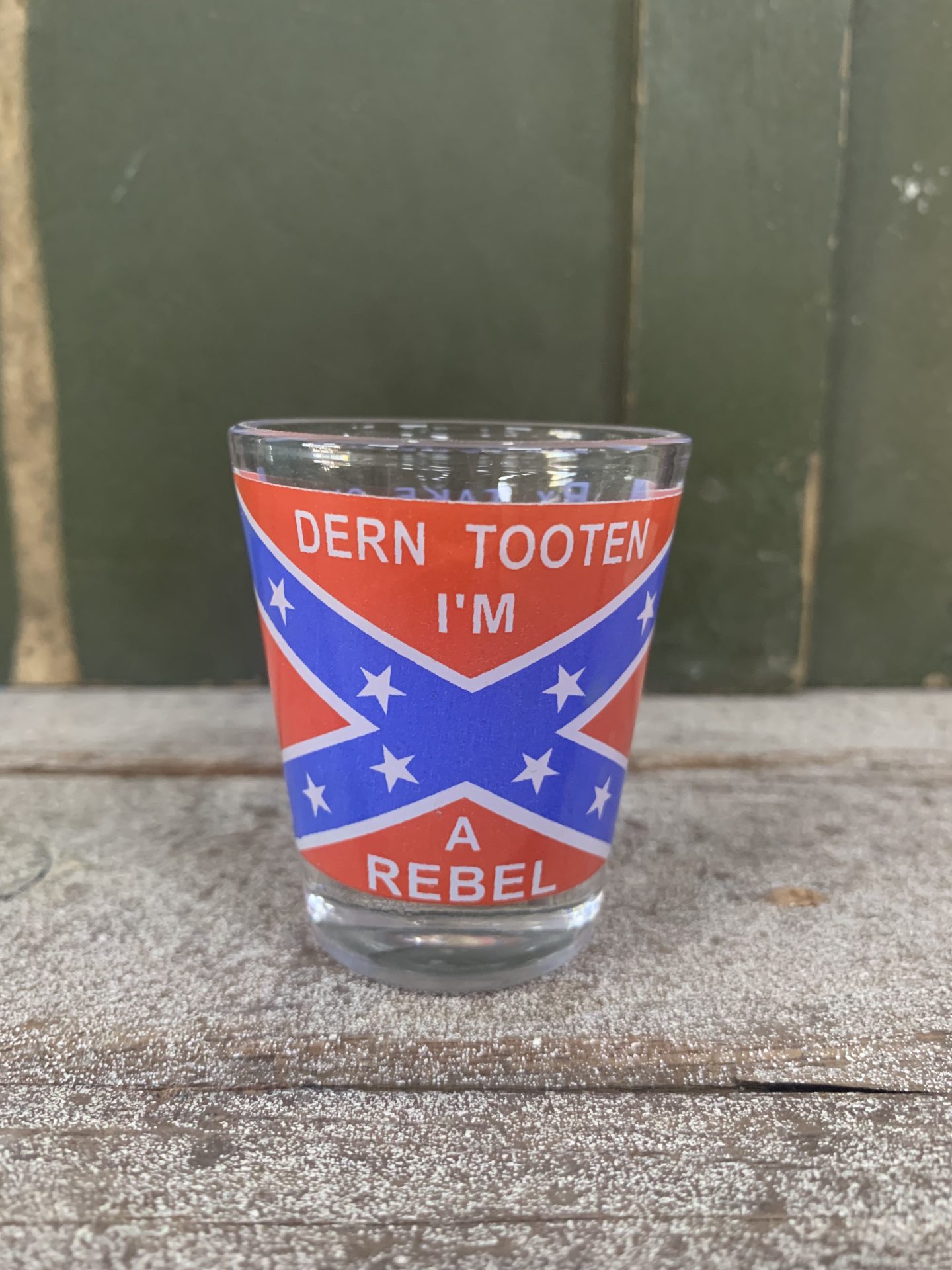 Conferederate Shot Glass - Picker Place