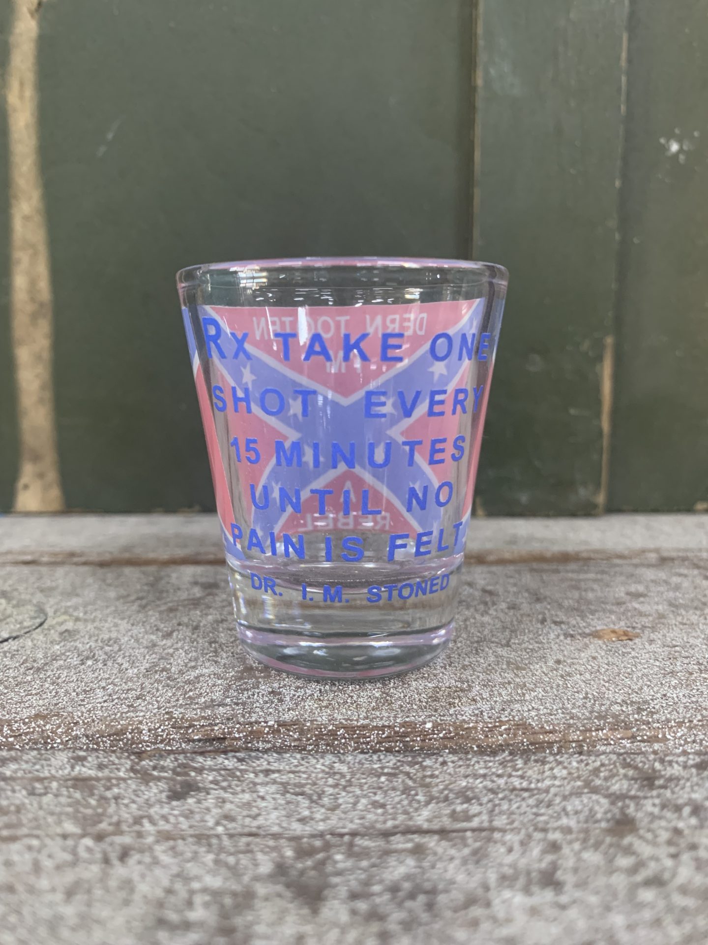 Conferederate Shot Glass - Picker Place