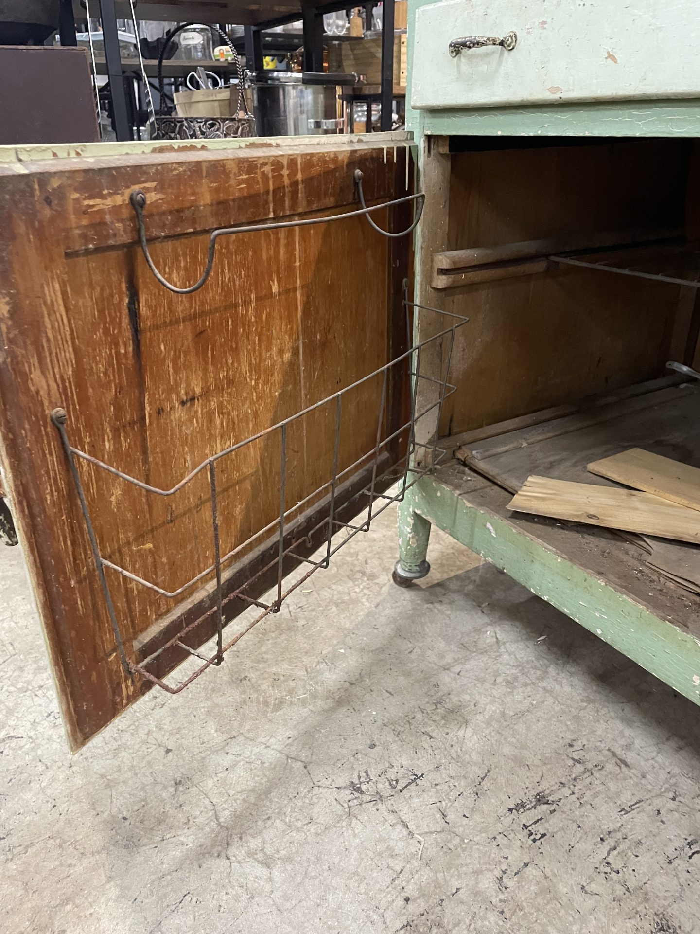 1919 Mint Green Hoosier Base @DFW | Picker Place