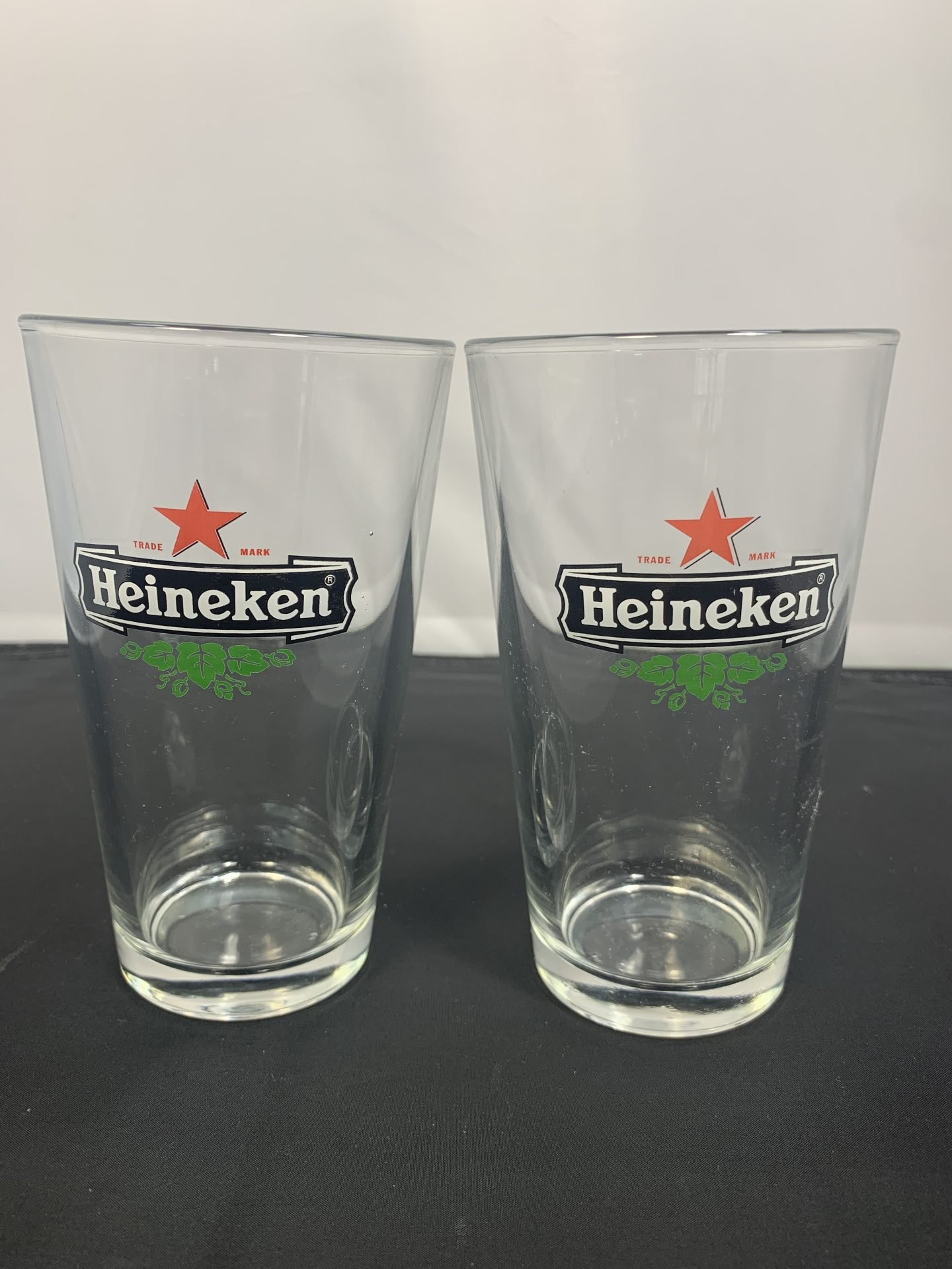 Pair of Heineken Beer Glass - Picker Place