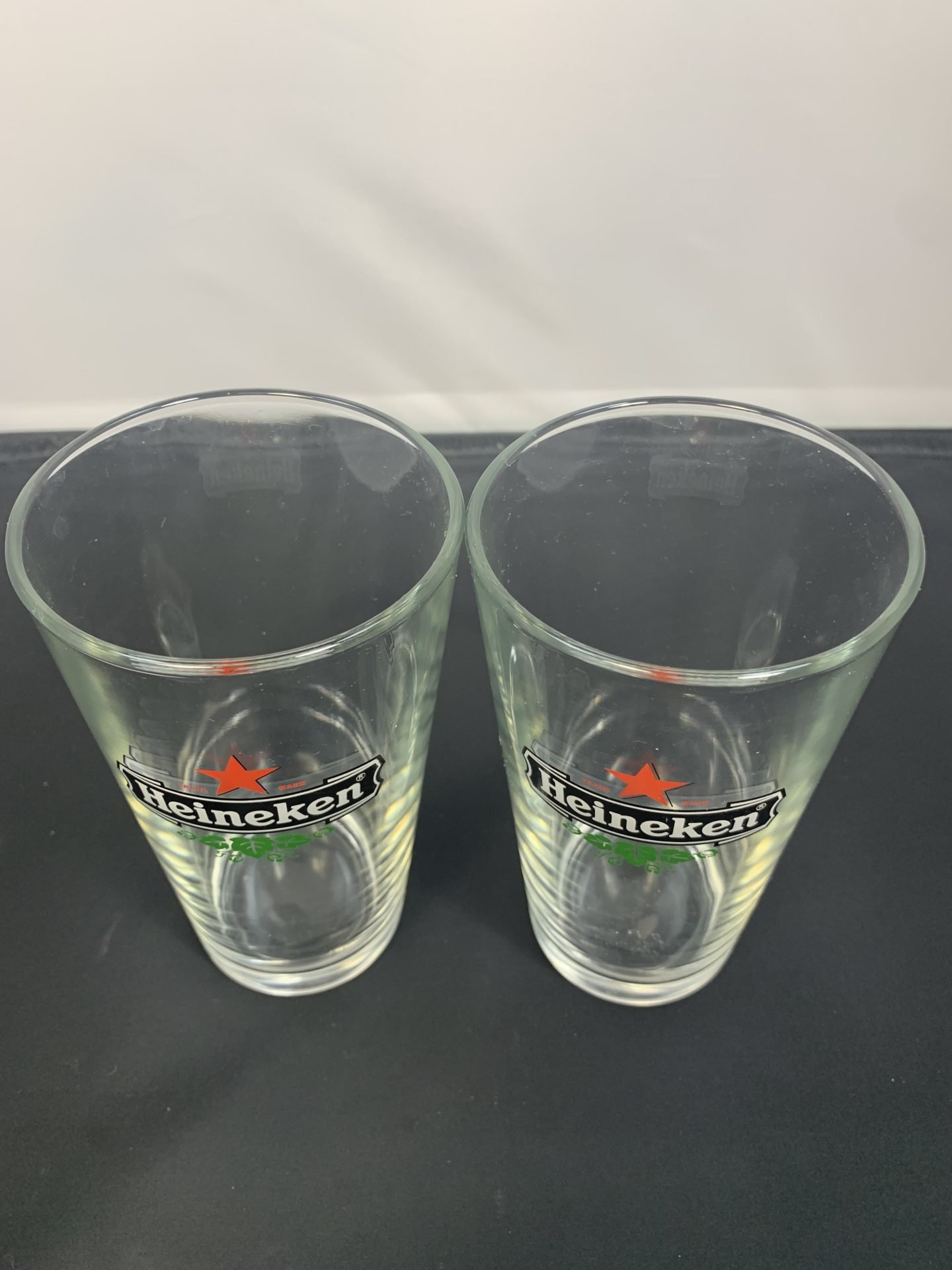 Pair of Heineken Beer Glass - Picker Place