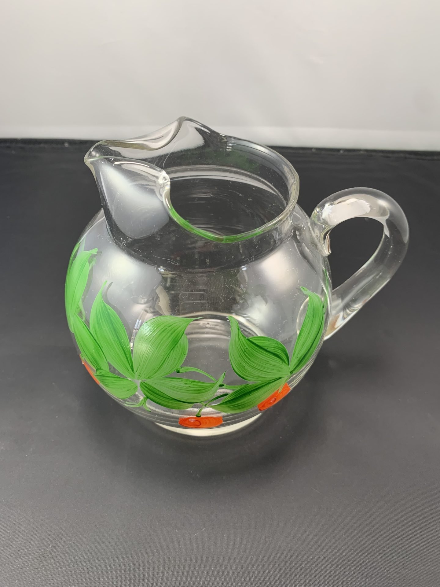 Glass Cherry Pitcher - Picker Place