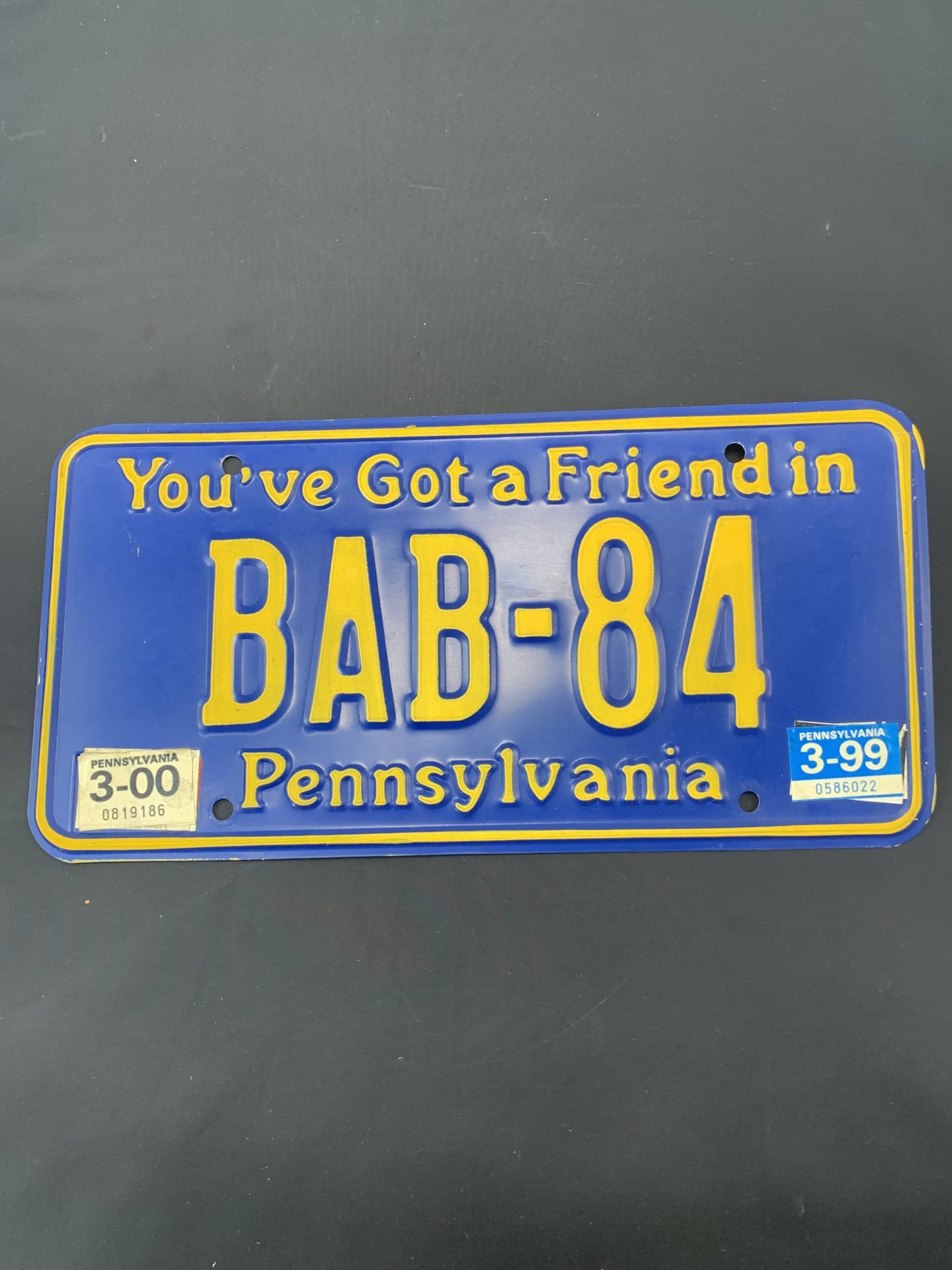 Pennsylvania License Plate - Picker Place