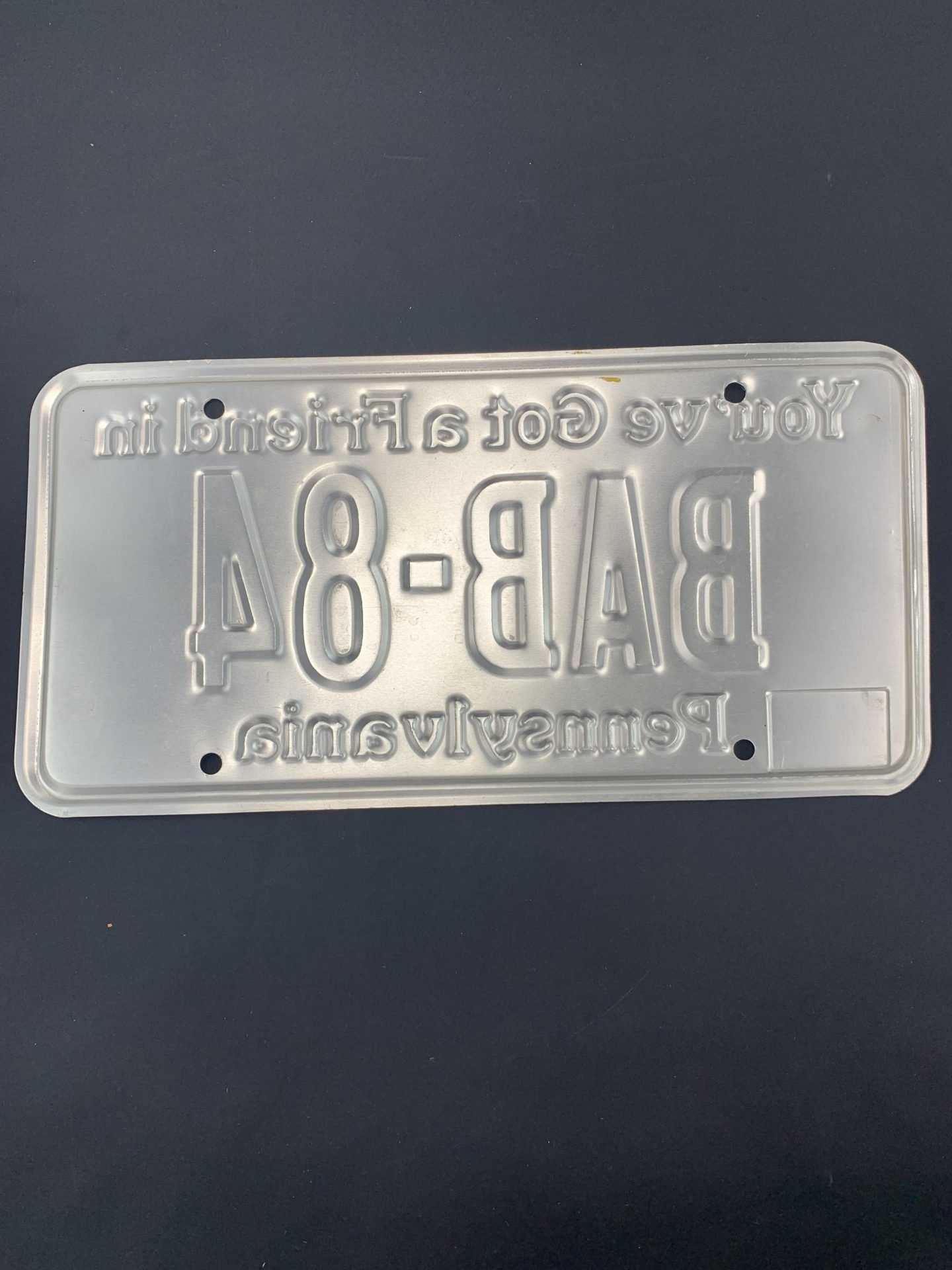 Pennsylvania License Plate - Picker Place