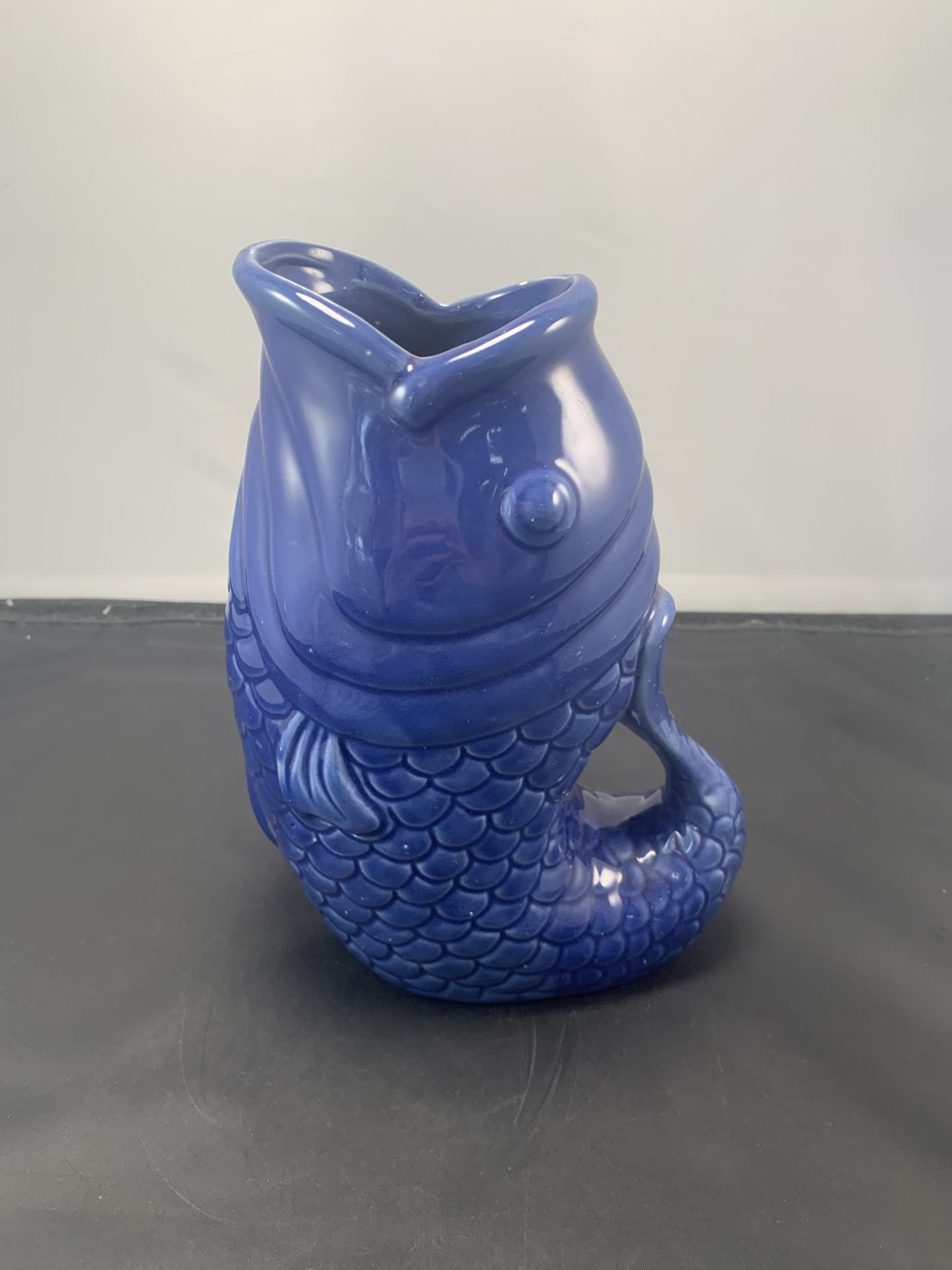 Blue Koi Fish Pitcher - Picker Place