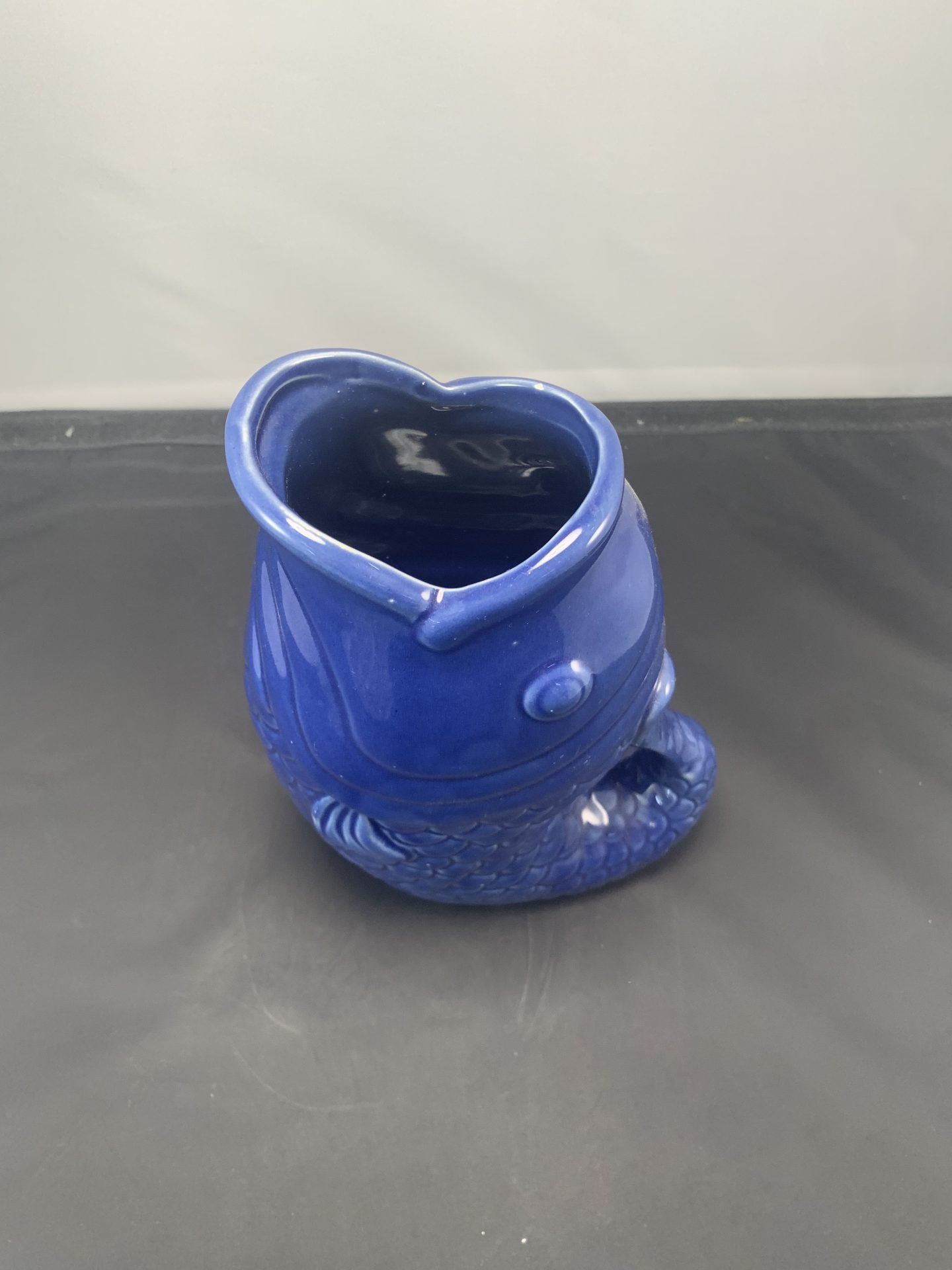 Blue Koi Fish Pitcher - Picker Place