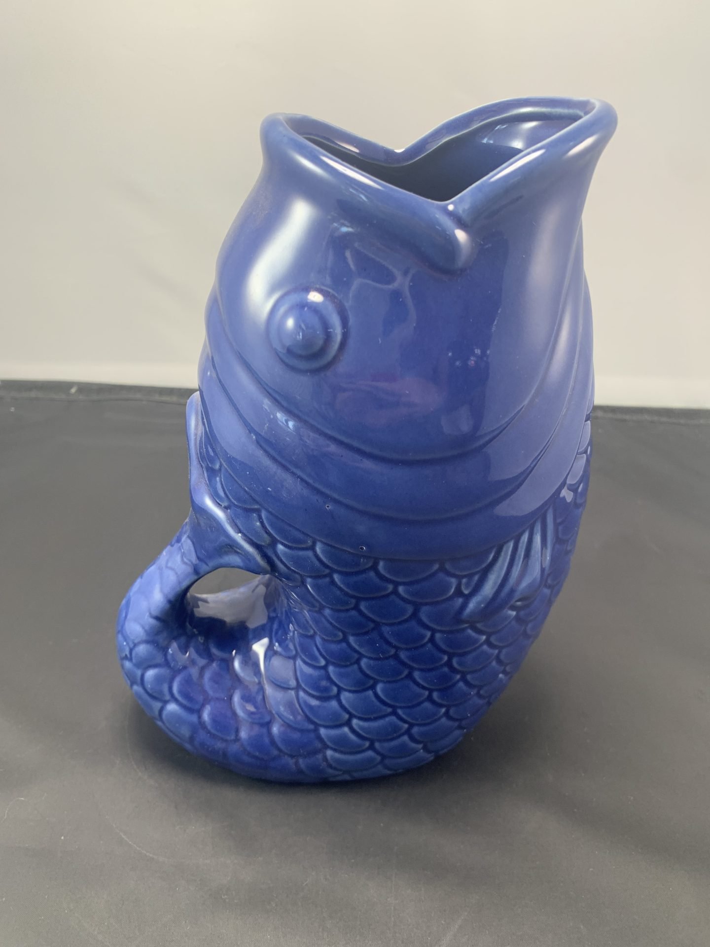 Blue Koi Fish Pitcher - Picker Place