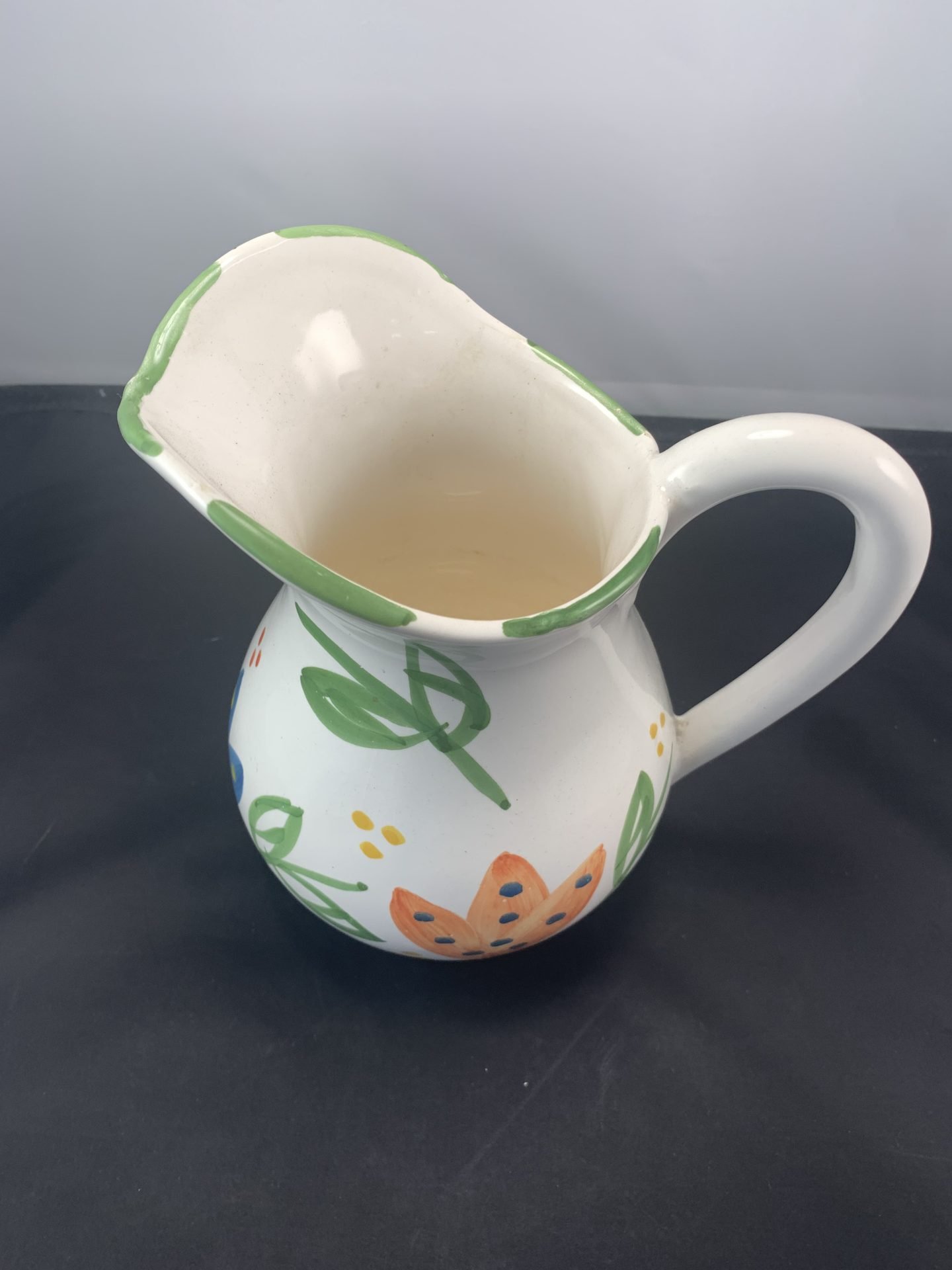 Ceramica Floral Pitcher - Picker Place