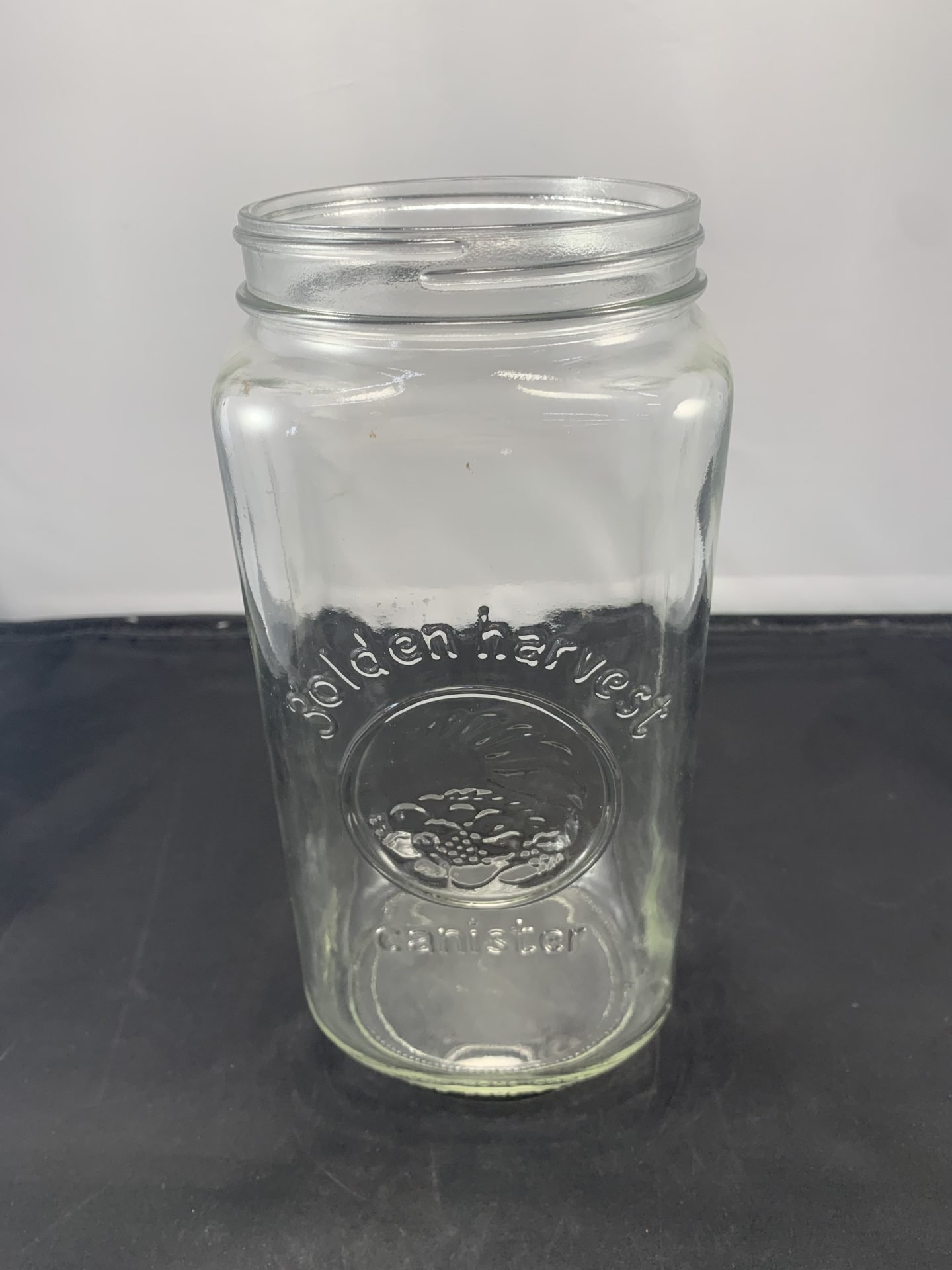 Golden Harvest Lg Glass Canister Picker Place
