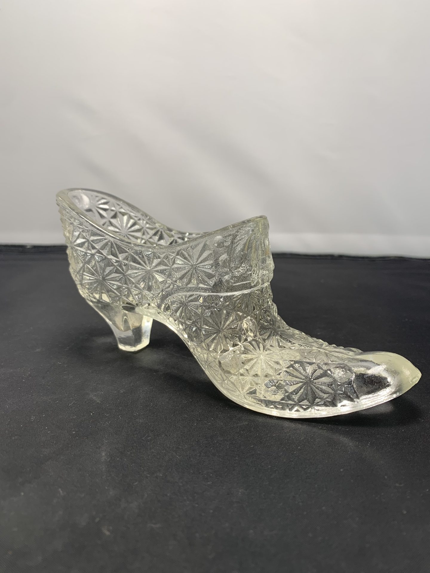Pressed Glass Shoe | Picker Place
