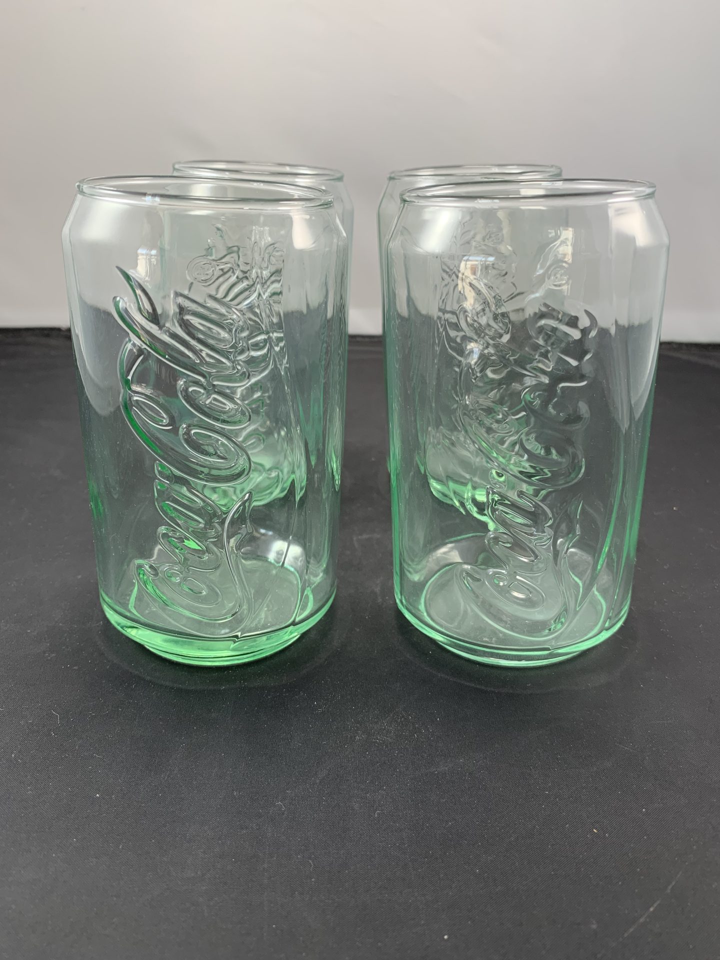 4 Coca-Cola 'Can' Glass Cups - Picker Place