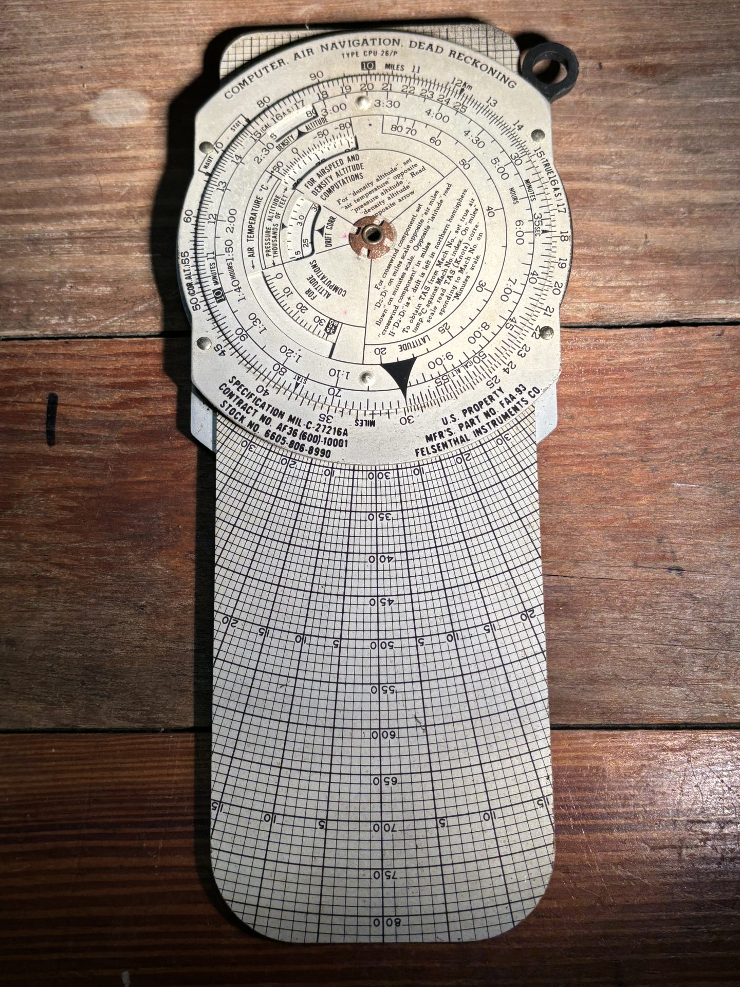 E6B Flight Navigation Calculator | Picker Place