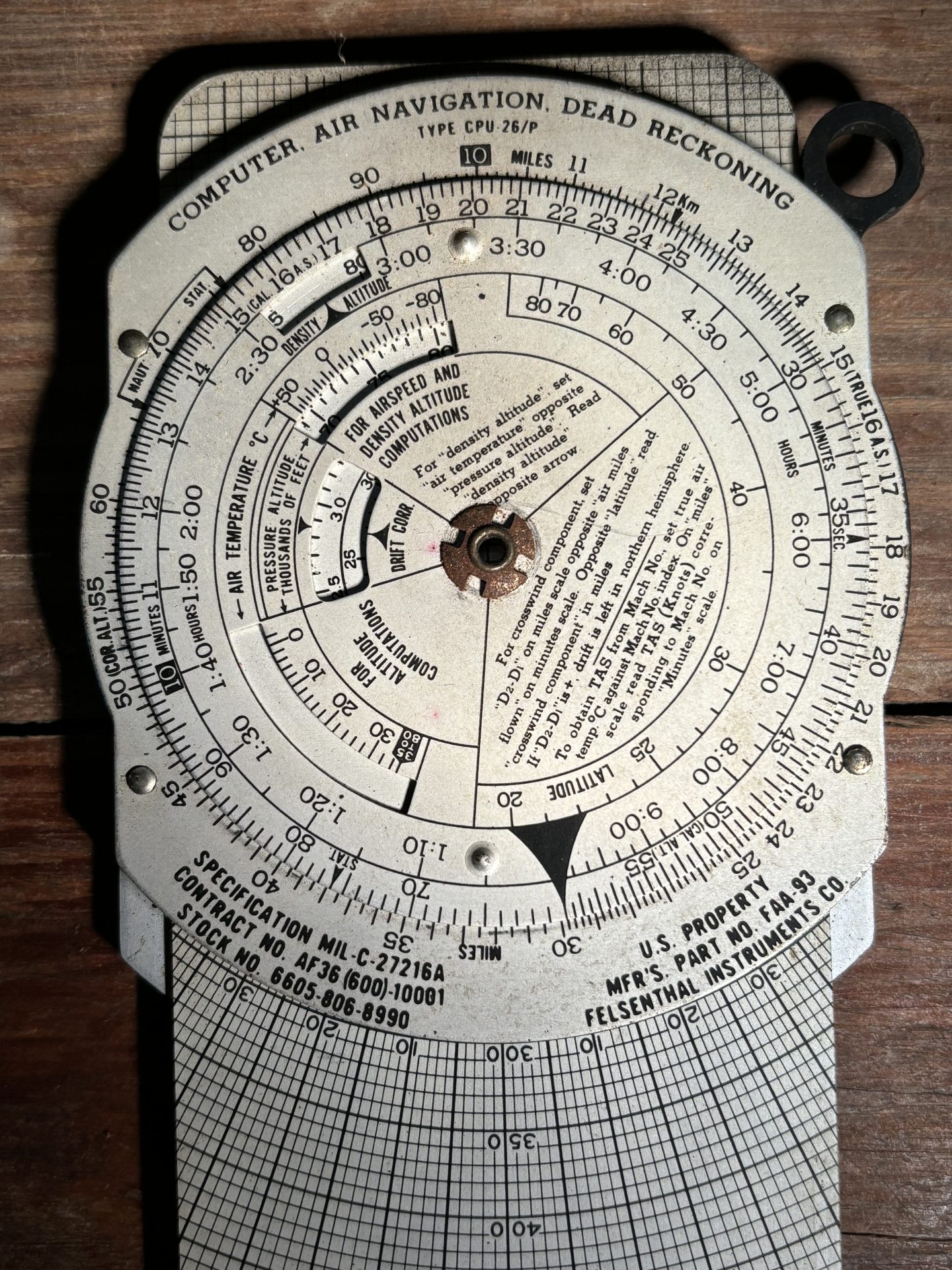 E6B Flight Navigation Calculator | Picker Place