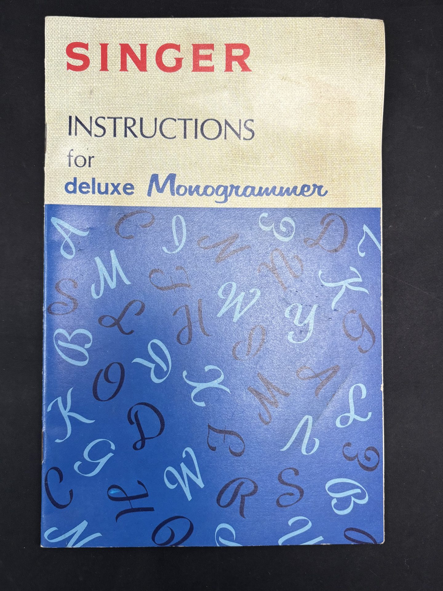 Singer Monogrammer Instructions - Picker Place