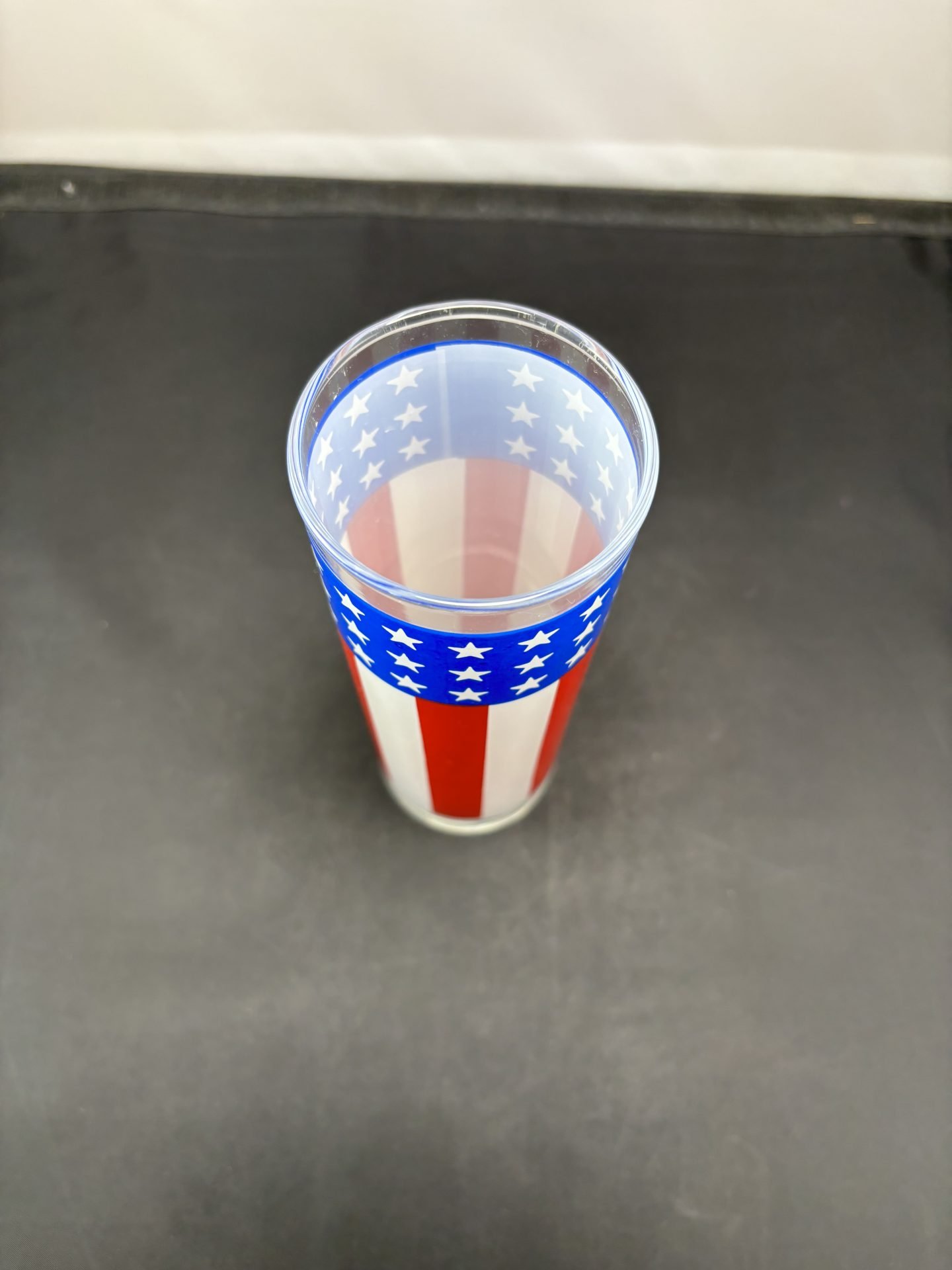 Vintage Tall American Flag Glass - Picker Place